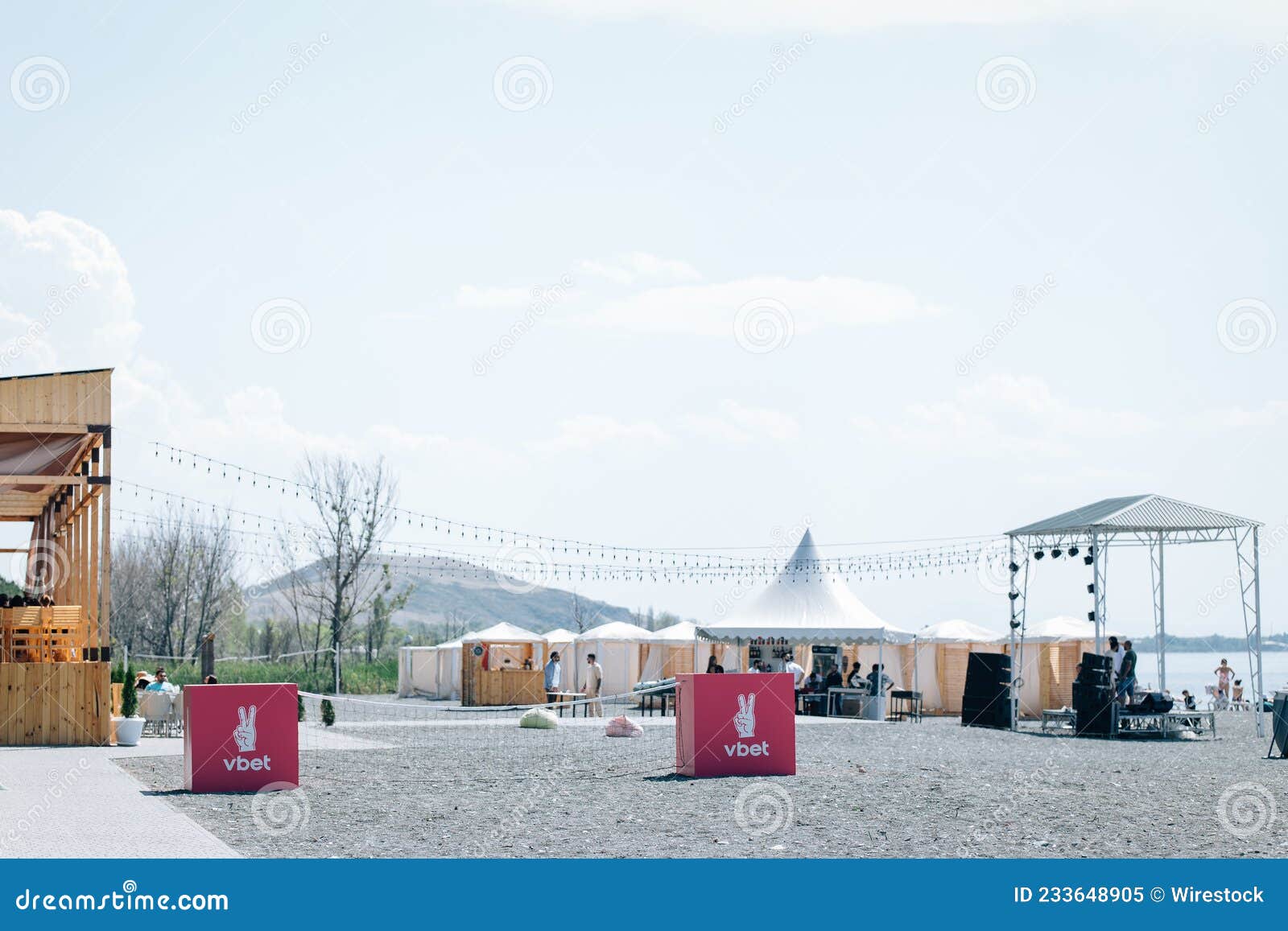 VivaroBet and Preparation of a Beach Party on the Shore of Lake Sevan ...