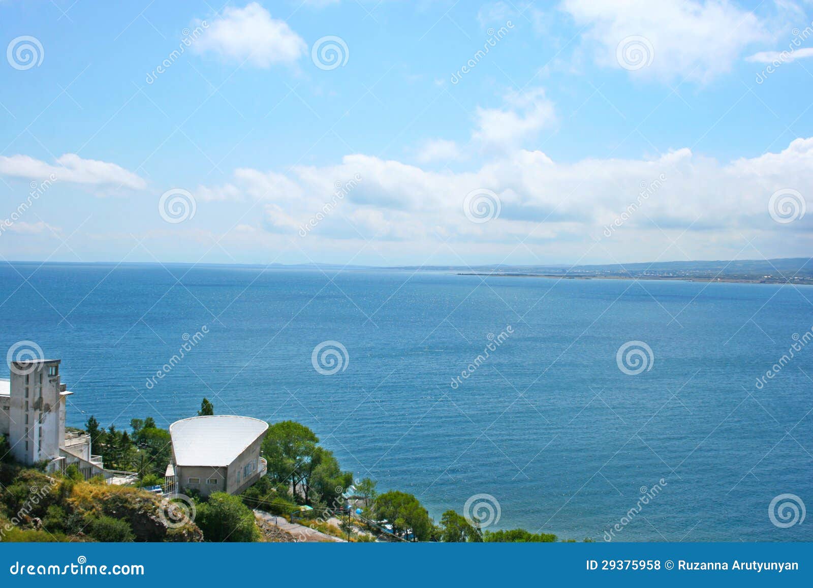 Sevan lake stock photo. Image of serene, relaxation, coastline - 29375958
