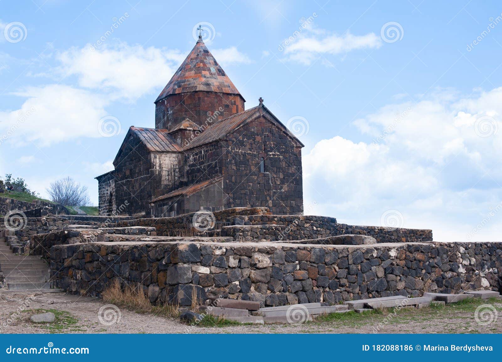 Sevan Peninsula. Sevanavank Monastery Stock Photo - Image of landscape, monastery: 182088186