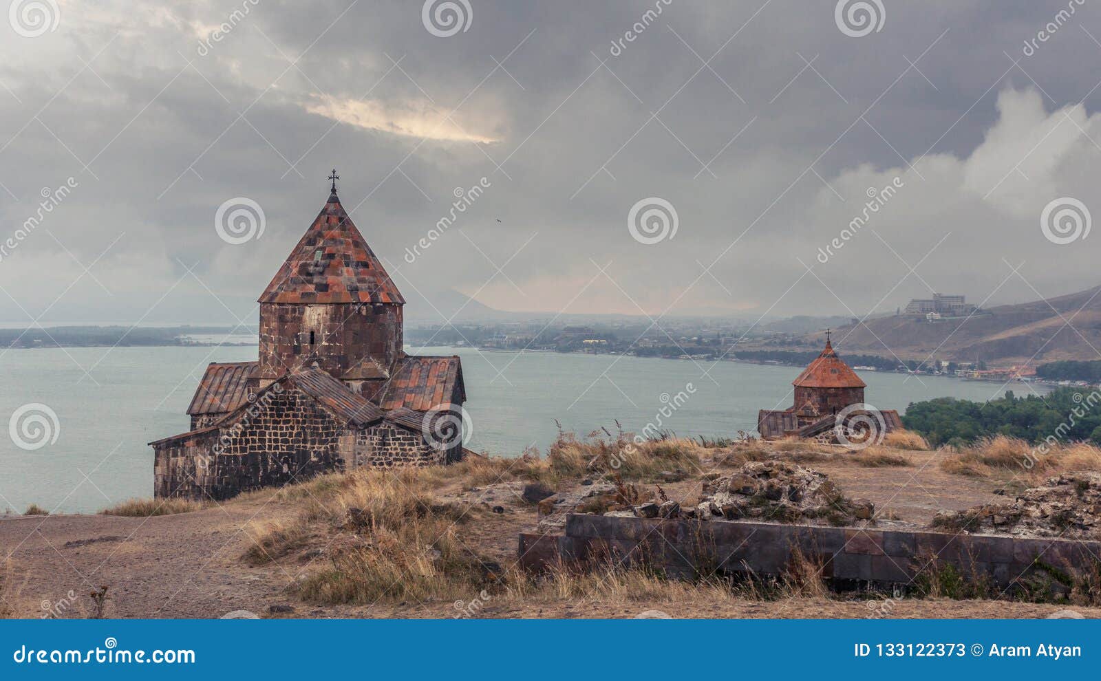 Armenia, Sevanavank Monastery Complex. View on Churches Stock Image ...
