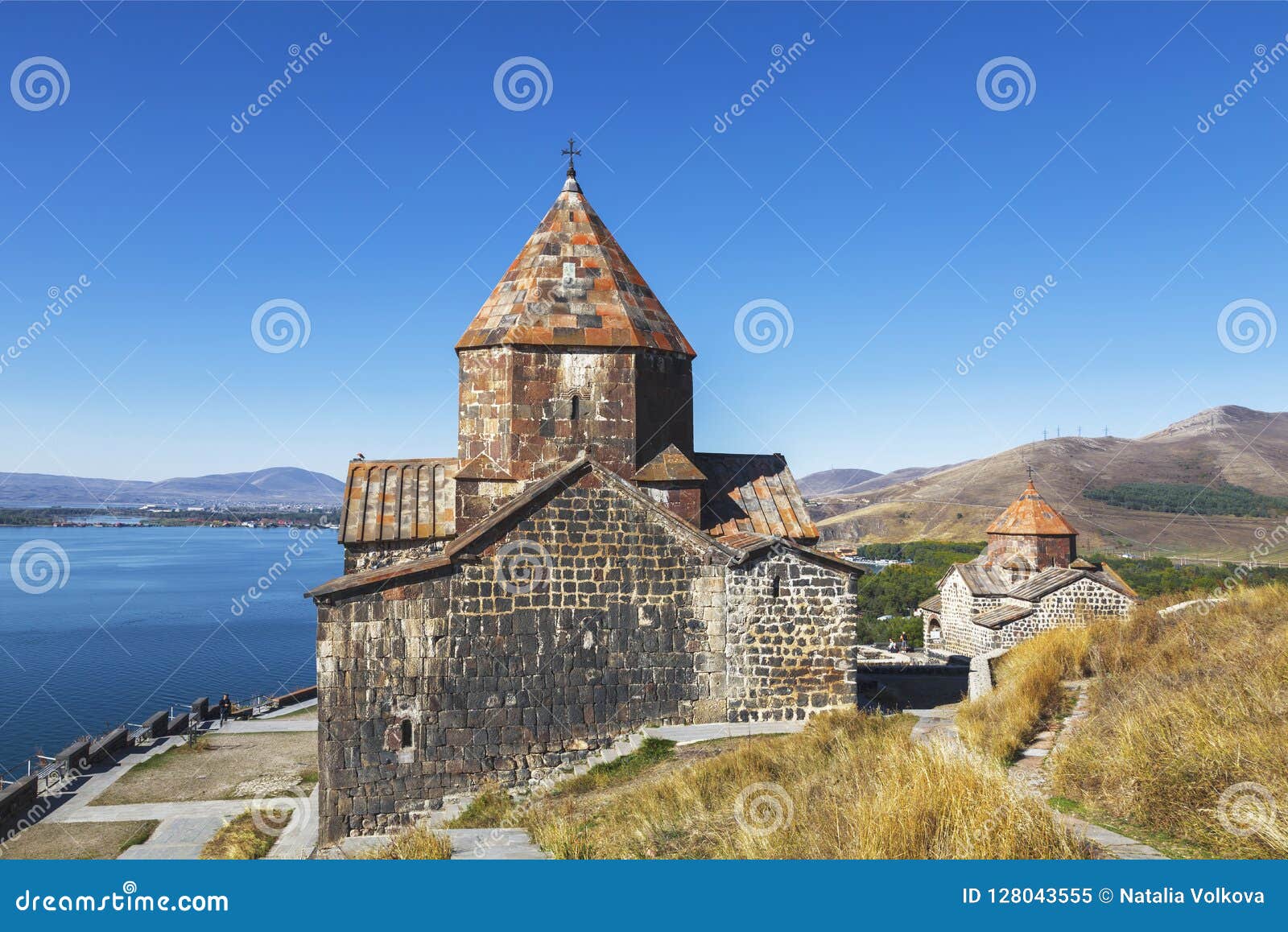 Sevanavank Monastery on the North-West Coast of Lake Sevan, Gegharkunik Province Stock Image ...