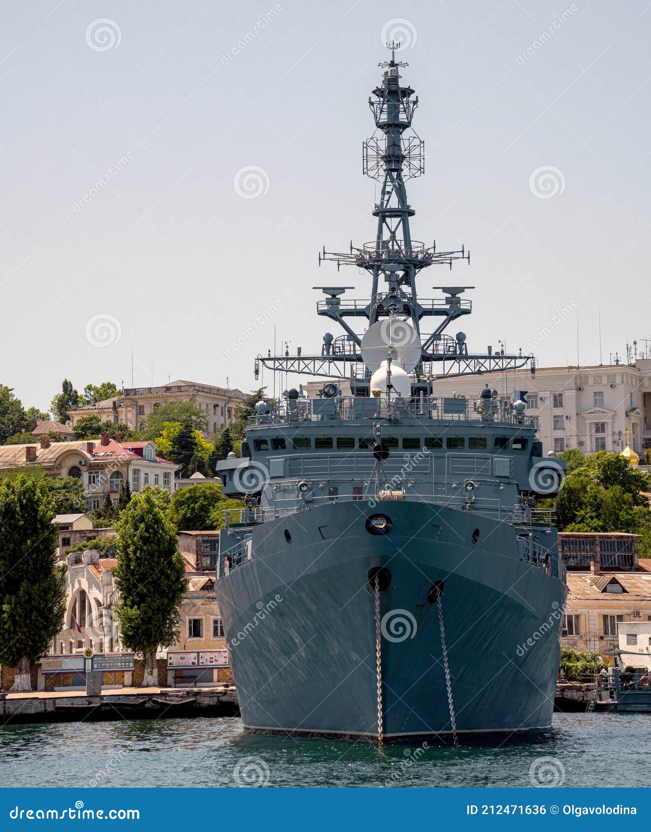 Sevastopol, Crimea - July 3, 2019. Ivan Khurs - Intelligence Ship of ...