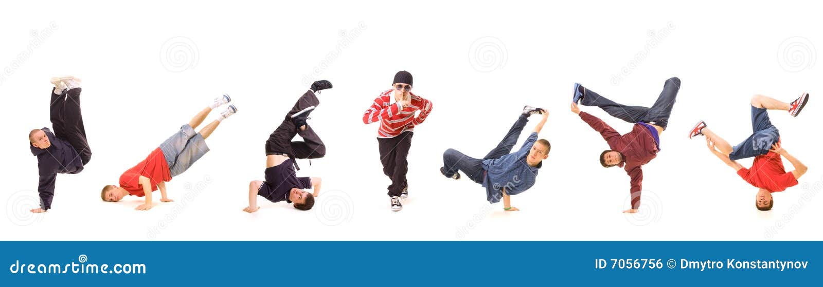 Seven b-boys stock photo. Image of school, jeans, crew - 7056756