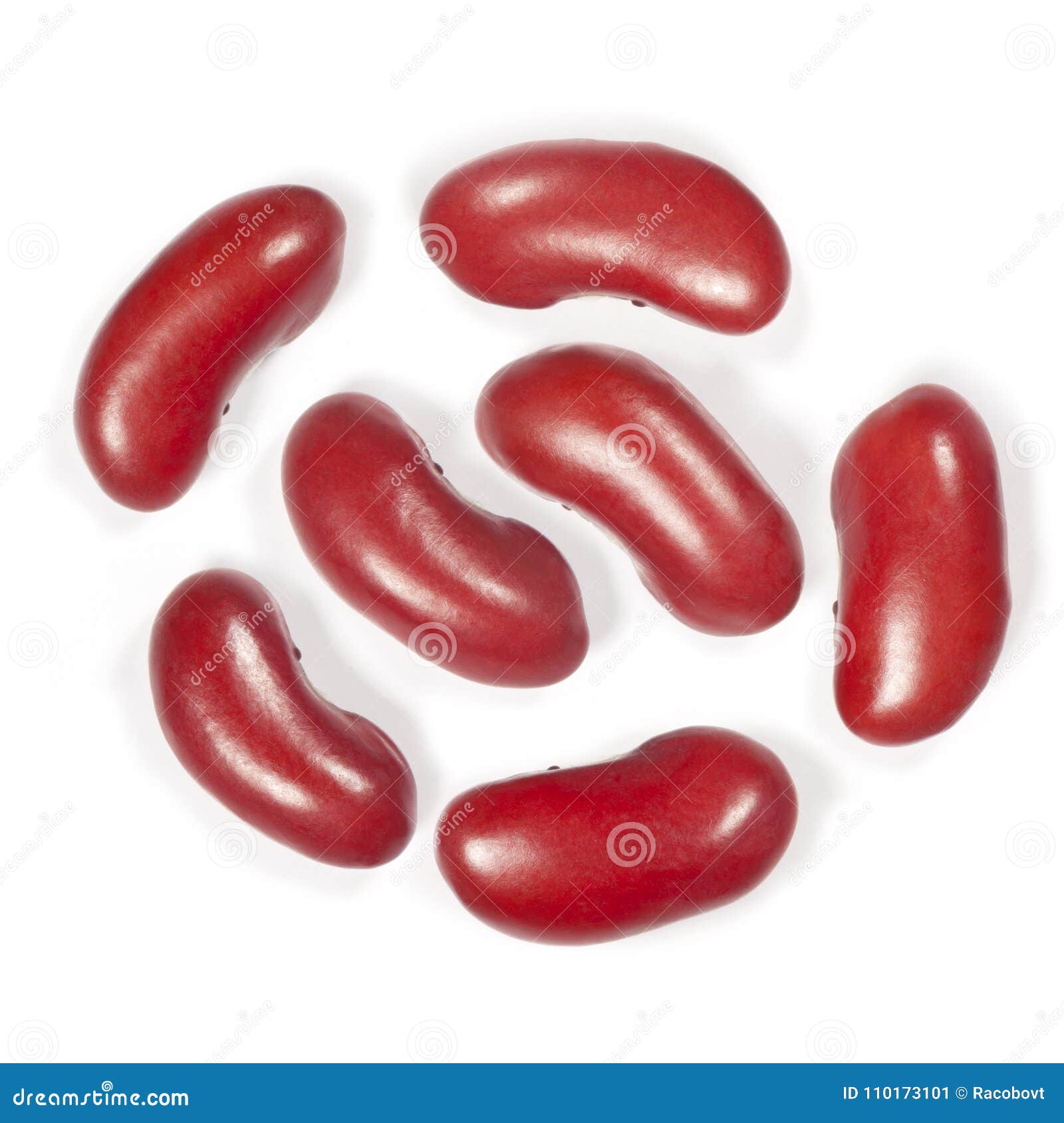 Seven beans of red beans stock image. Image of long - 110173101