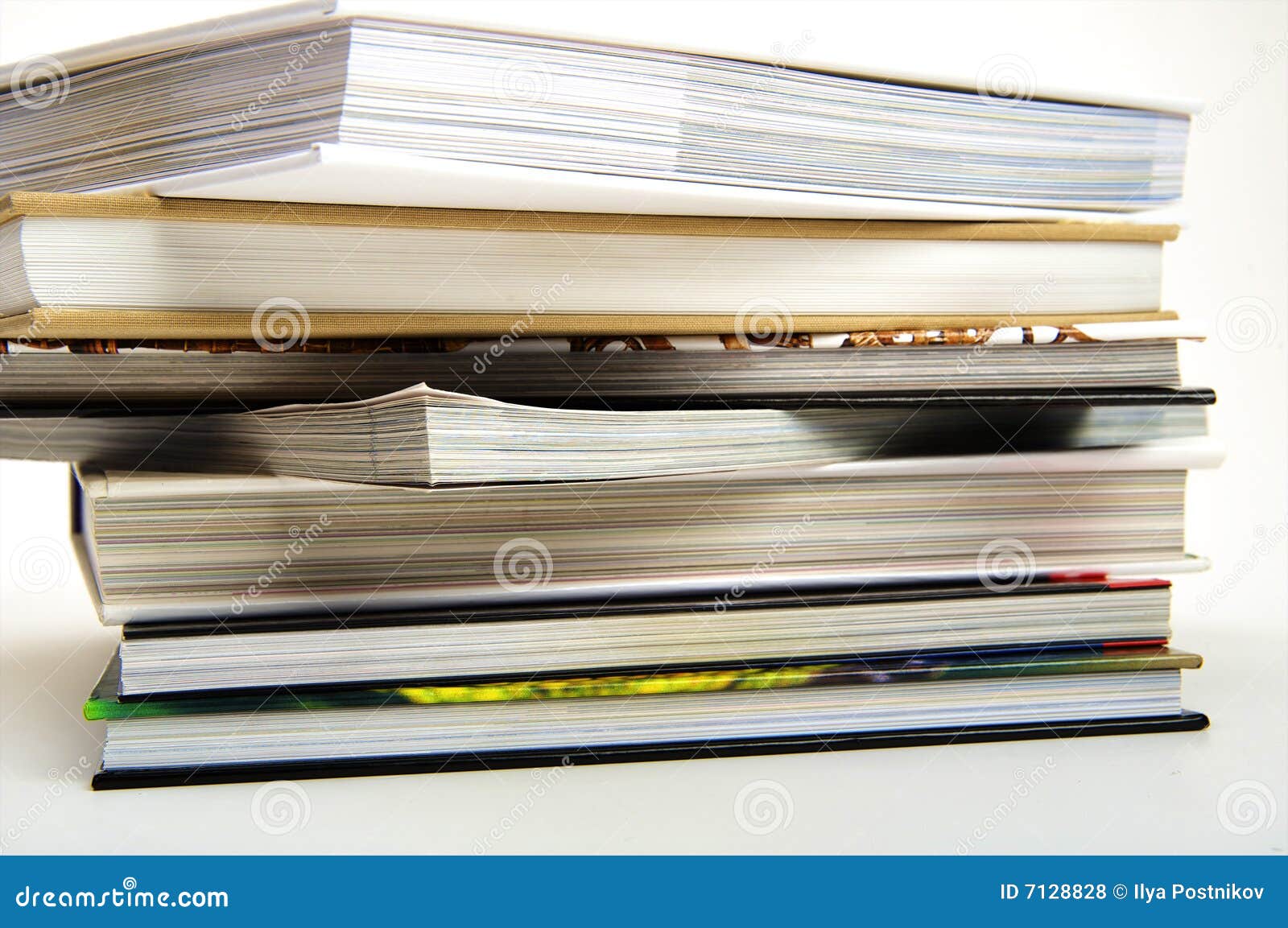 Seven books stock photo. Image of concepts, bibliomania - 7128828
