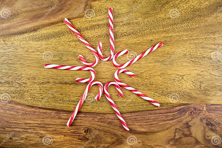 Seven candy canes stock photo. Image of christmas, lying - 77083236