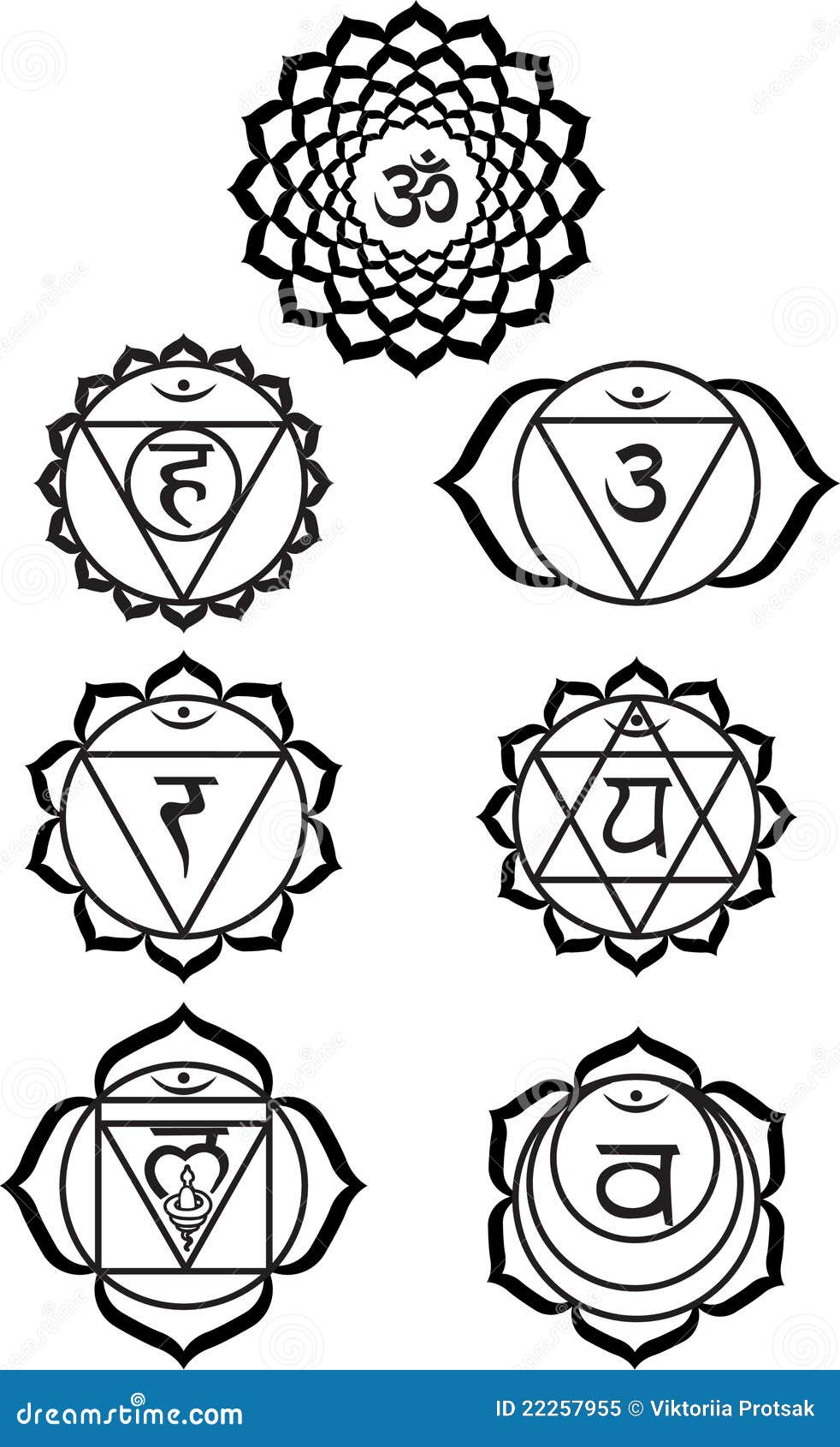 Seven chakras stock vector. Illustration of chakra, reiki - 22257955 Seven chakras stock vector. Illustration of chakra, reiki - 22257955