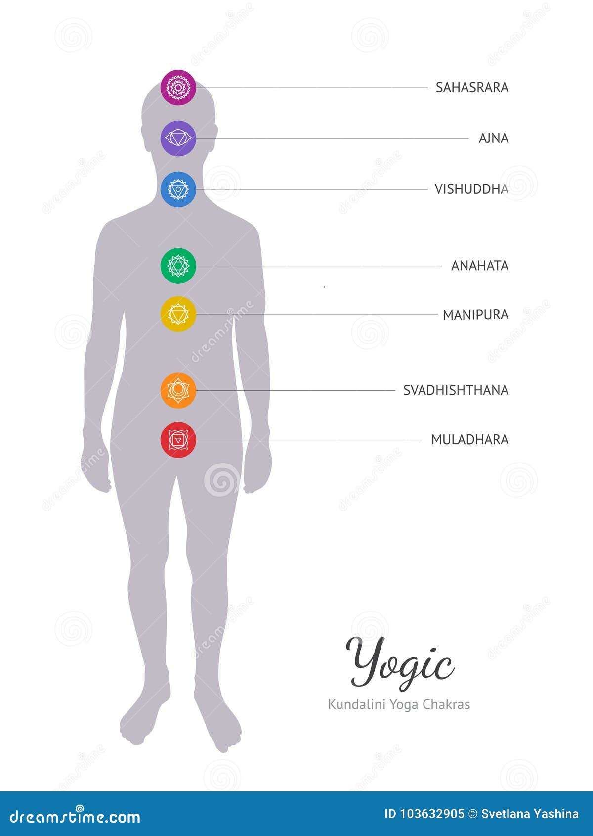 Seven chakras, energy body stock vector. Illustration of balance ... Seven chakras, energy body stock vector. Illustration of balance ...
