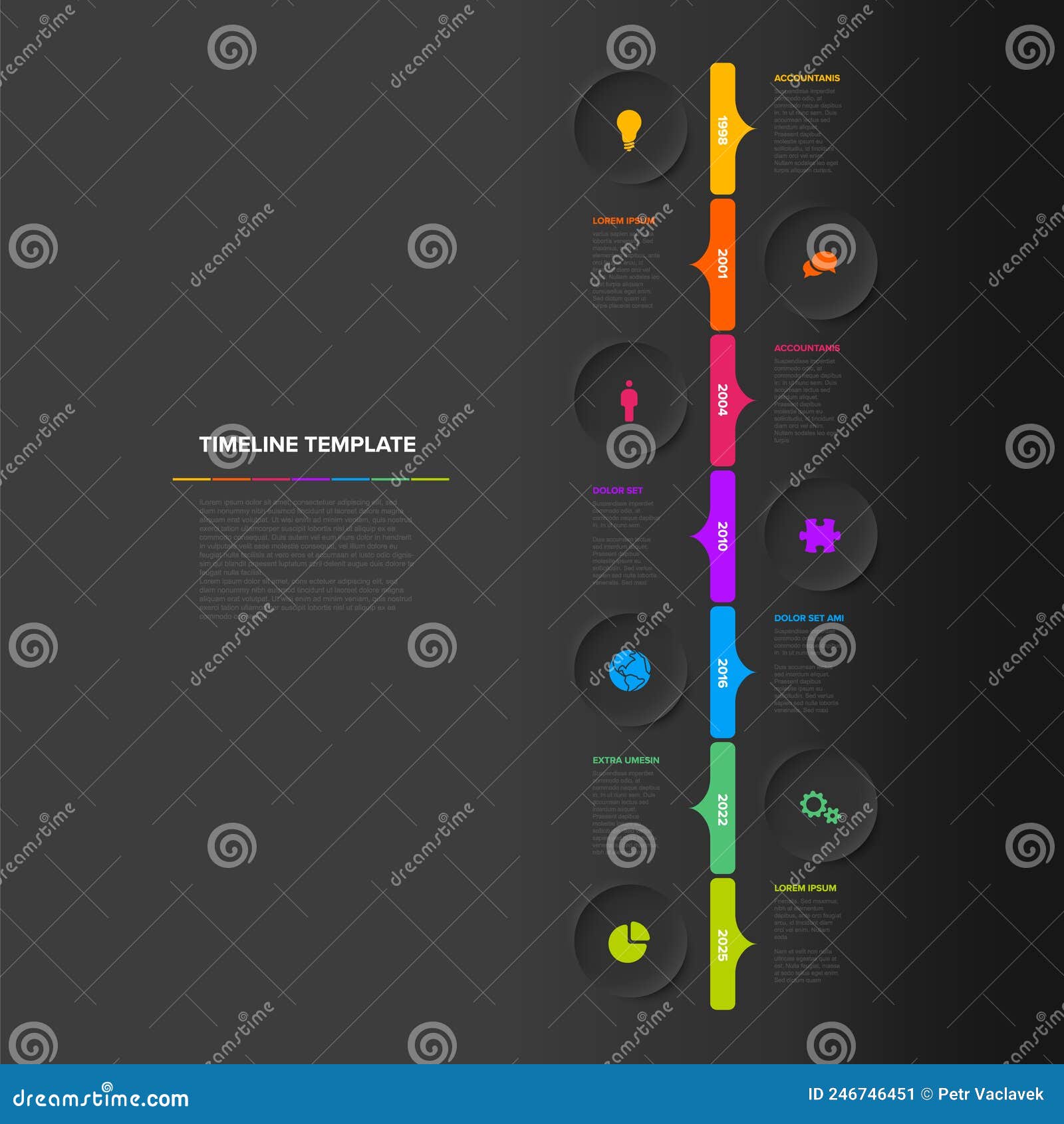 Simple Timeline Roadmap Infographic Design Vector Illustration ...