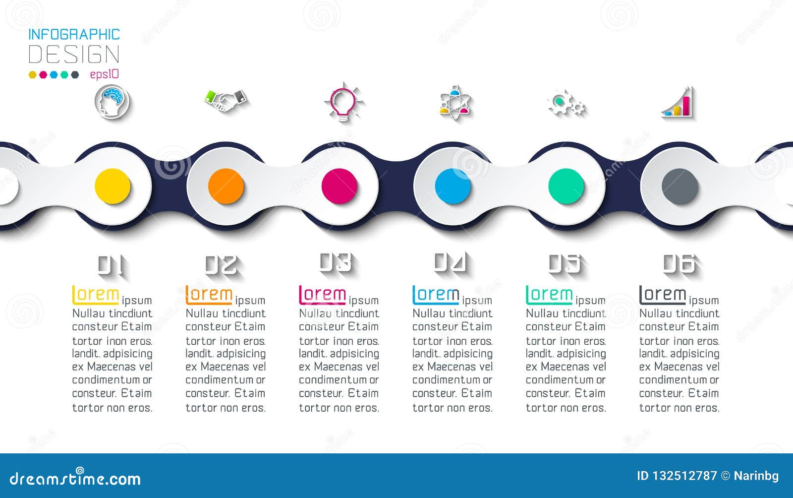 Infographics on World Map Background Stock Vector - Illustration of ...