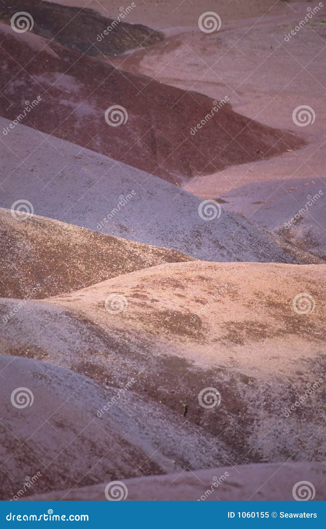 Seven Colored Earth stock image. Image of burgundy, island - 1060155