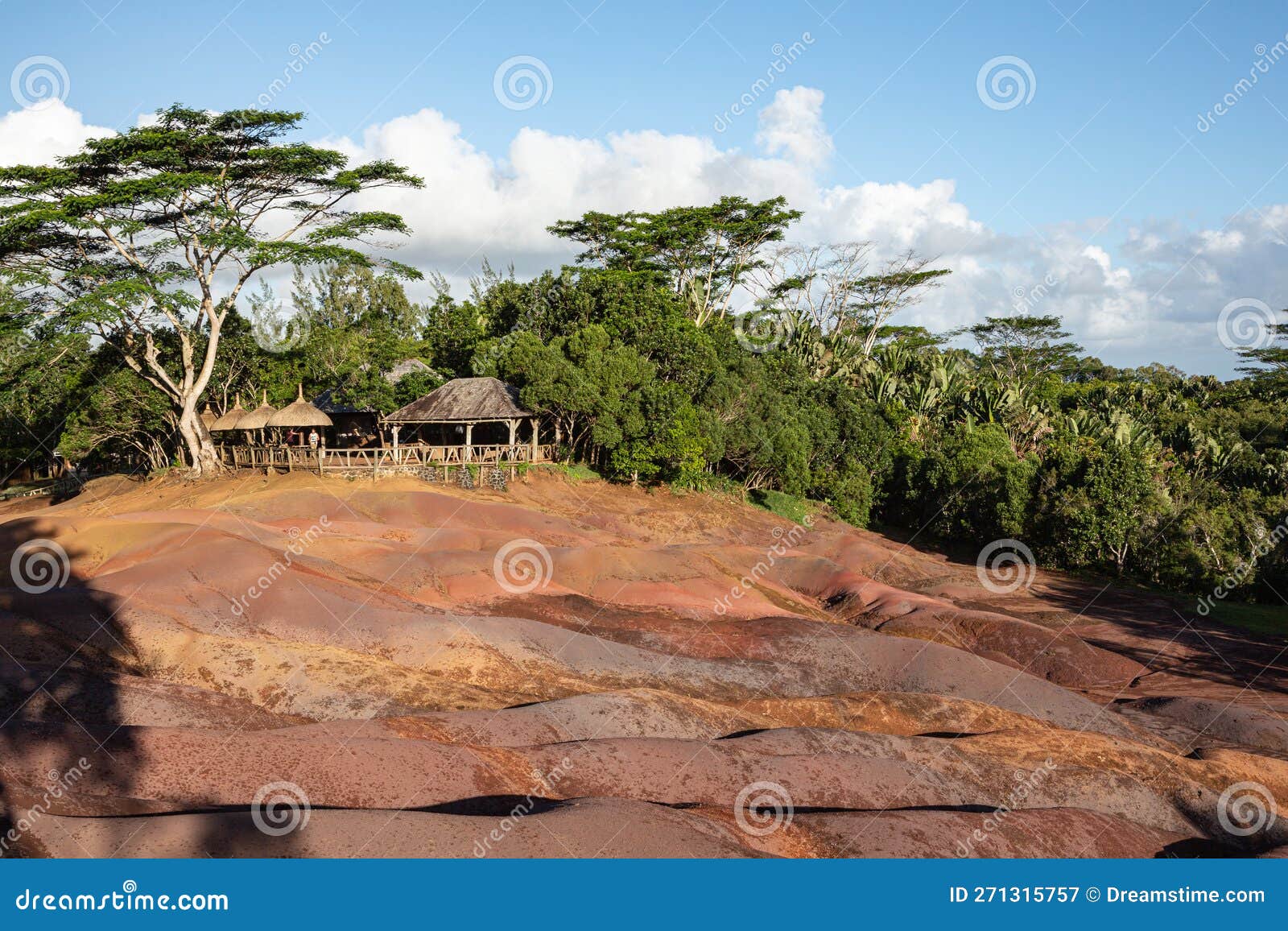 The Seven Coloured Earths, a Geological Formation in the Chamarel Plain ...