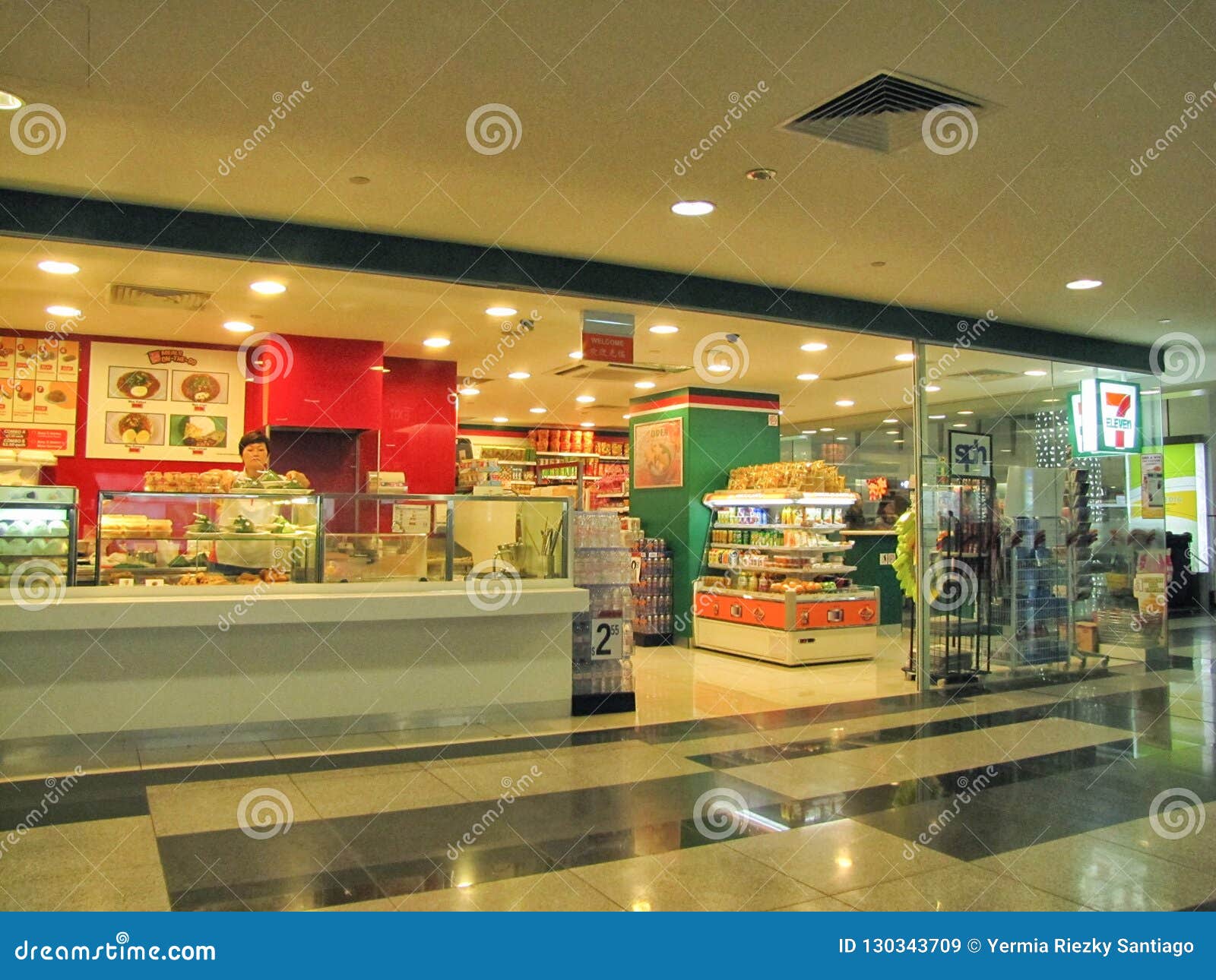 Singapore Seven Eleven Store Marina Bay Counter Of Tiger Balm Mosquito ...