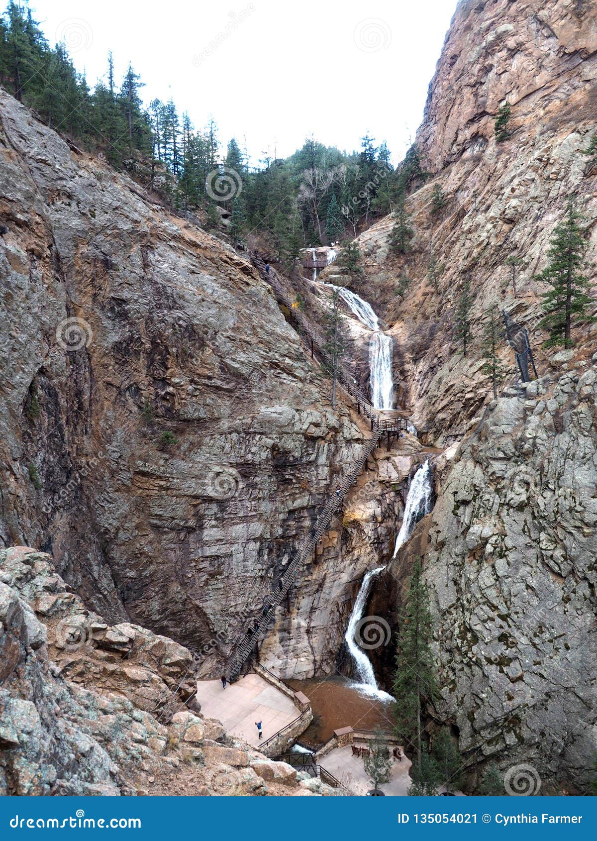Seven Falls In Colorado Springs Royalty-Free Stock Photography ...