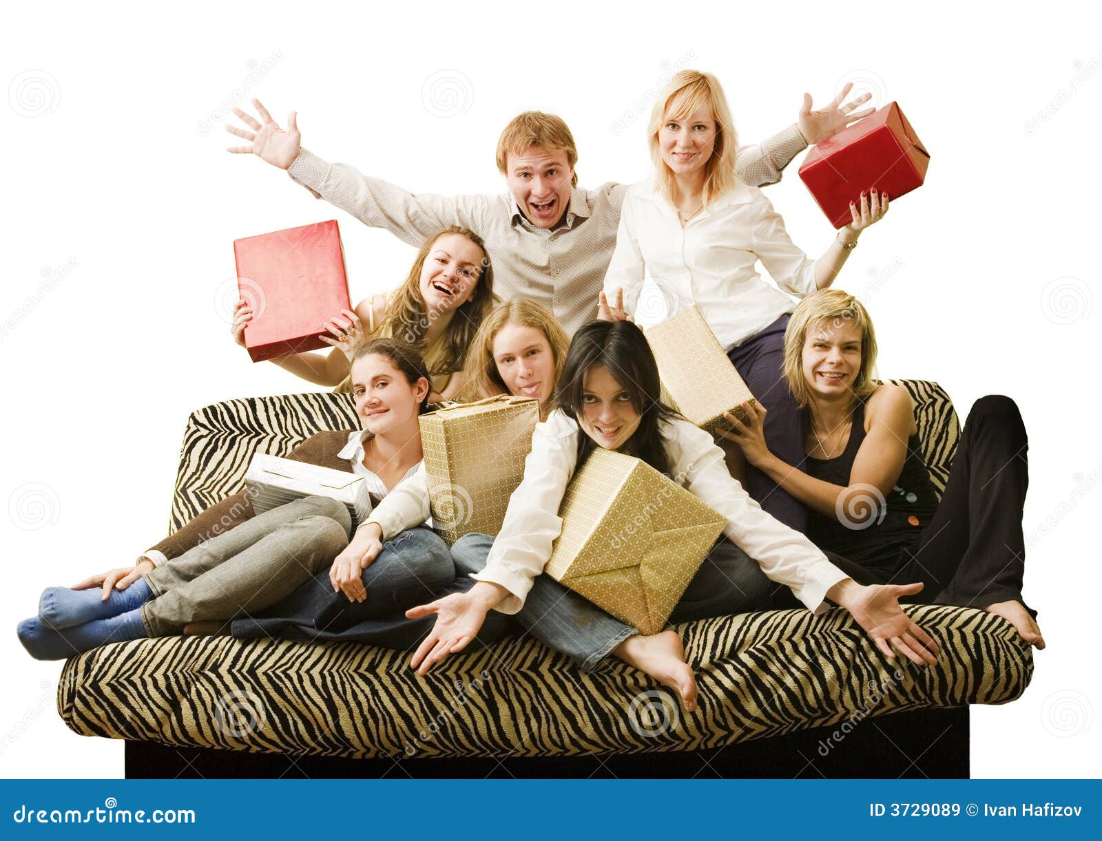 Seven friend stock image. Image of european, curiosity - 3729089