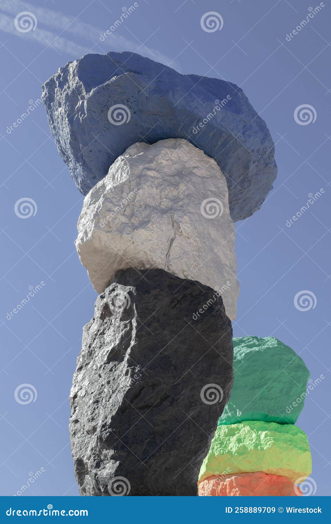 Seven Magic Mountains Art Installation in Las Vegas Stock Image - Image ... Seven Magic Mountains Art Installation in Las Vegas Stock Image - Image ...