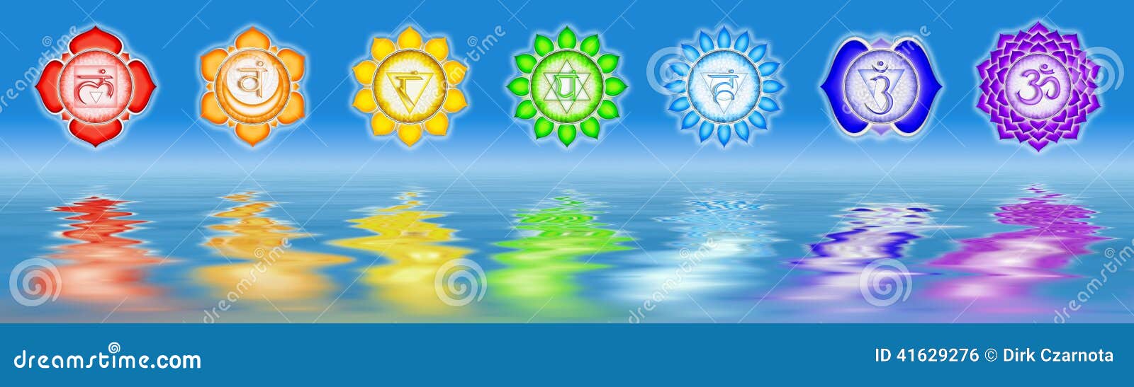 The seven main chakras stock illustration. Illustration of meditation ...