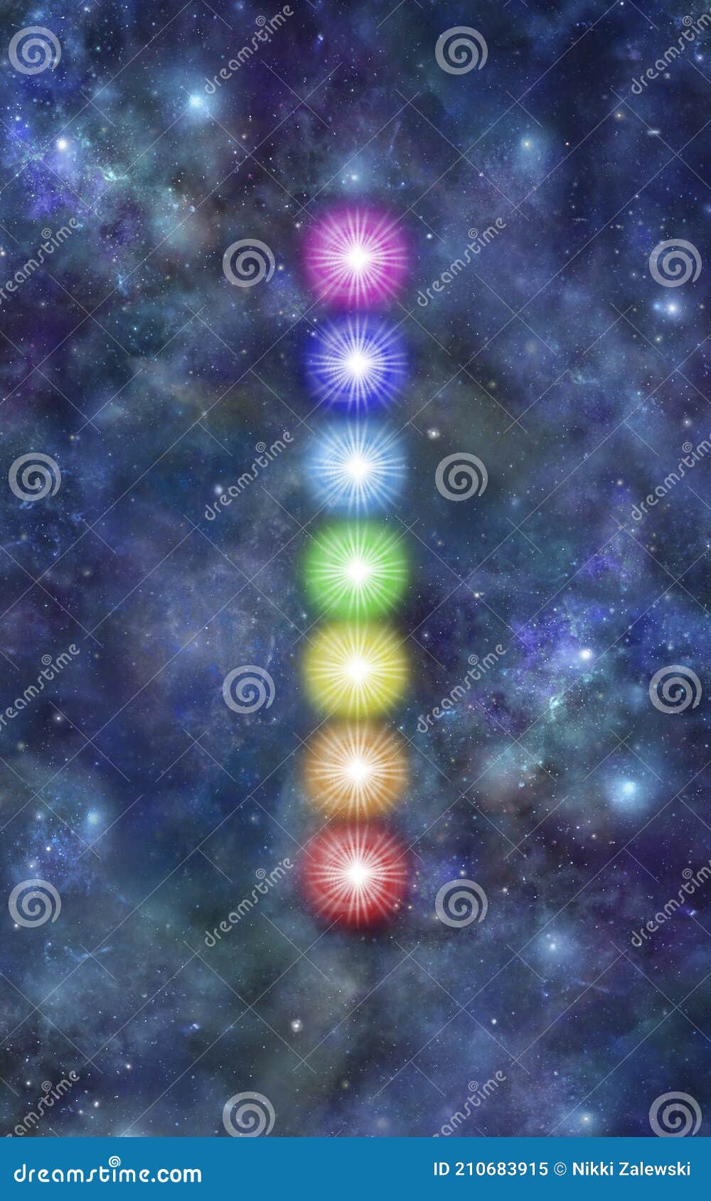 Seven Rainbow Colored Watercolor Paint Strokes Stock Photo ...