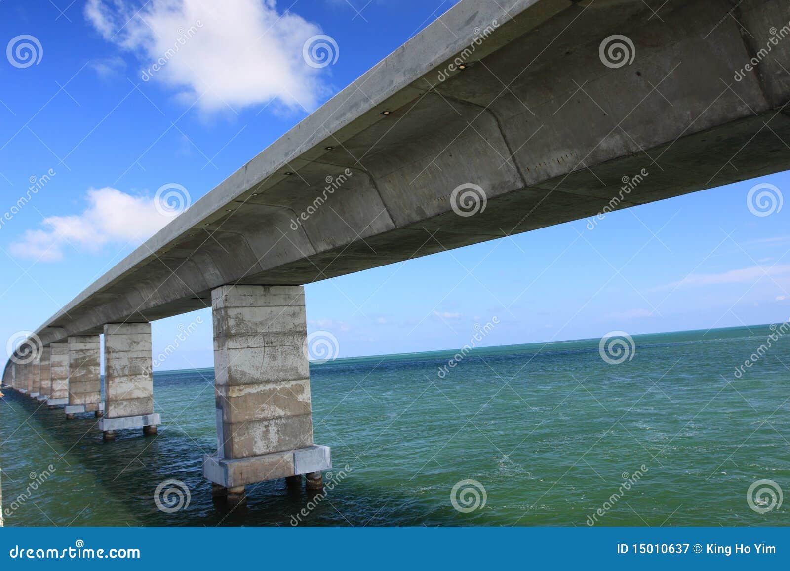 Seven Mile Bridge in Florida Keys Stock Image - Image of vacation, blue ...