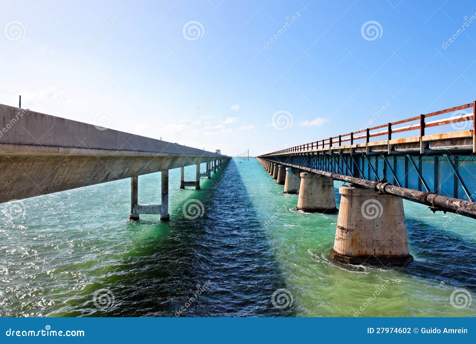 Seven Mile Bridge, Florida Keys Stock Photo - Image of seven, tropical ...