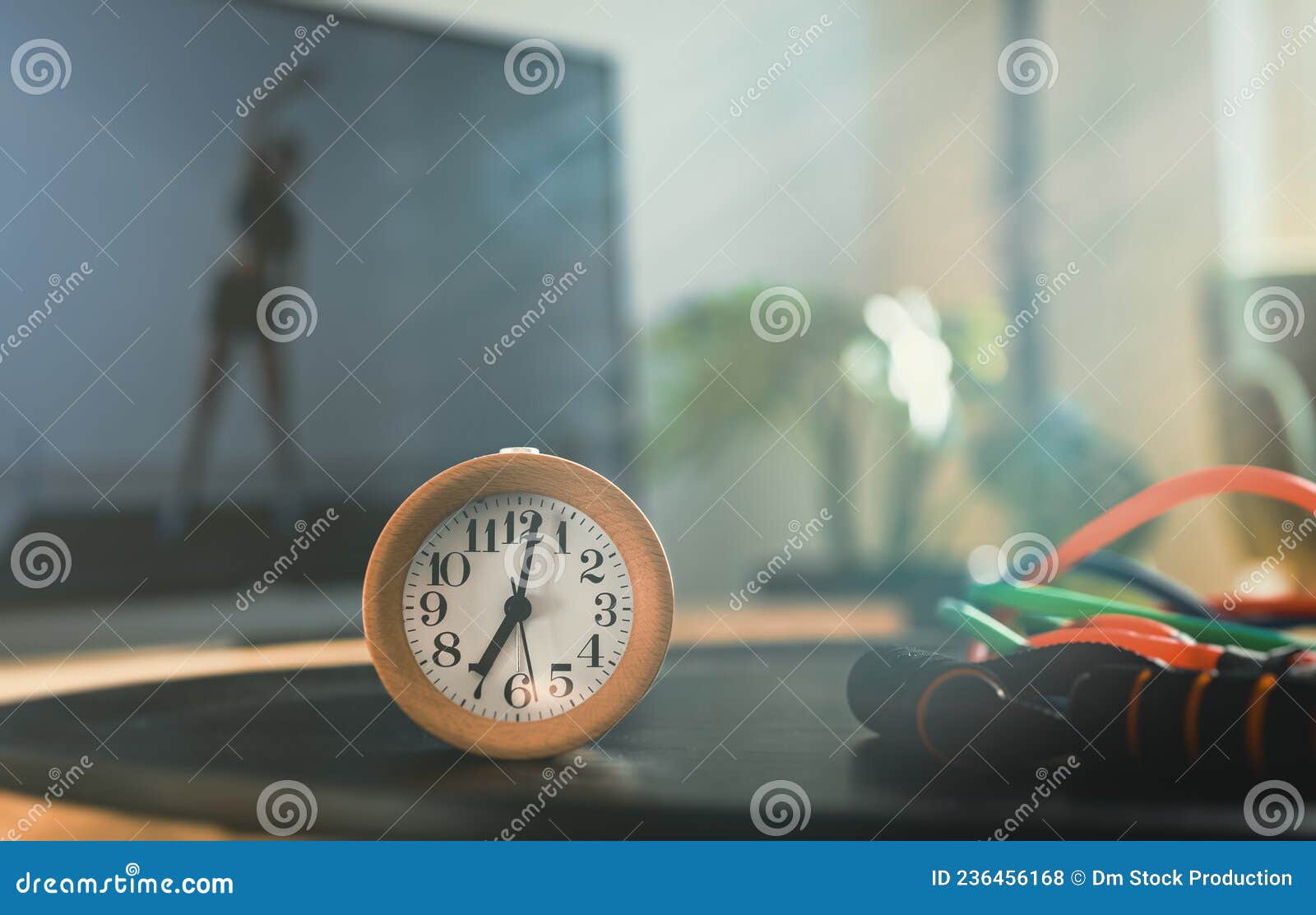 Time for morning exercises stock photo. Image of coach - 236456168