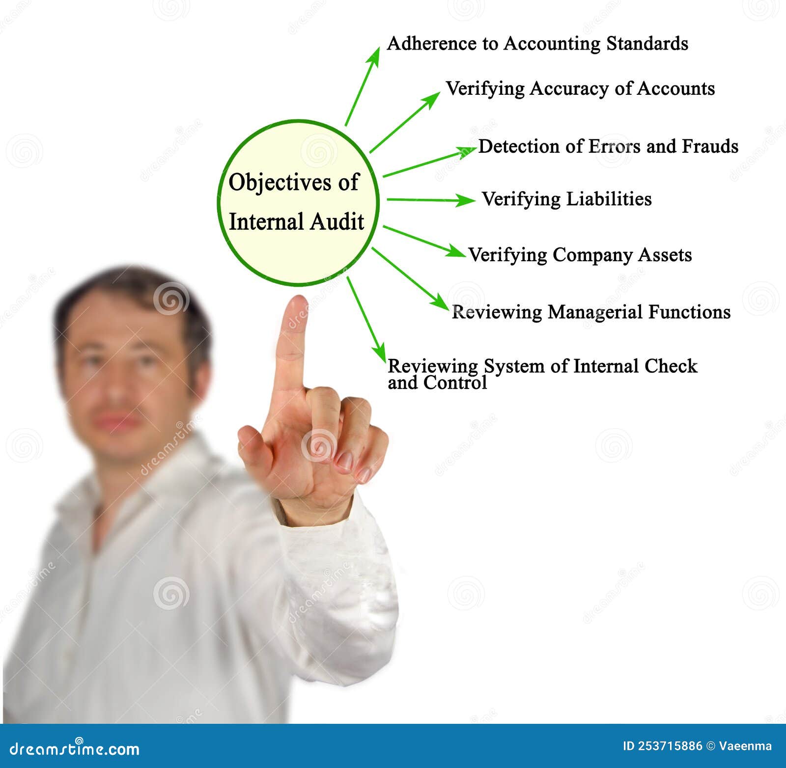 Objectives of Internal Audit Stock Photo - Image of person, reviewing ...