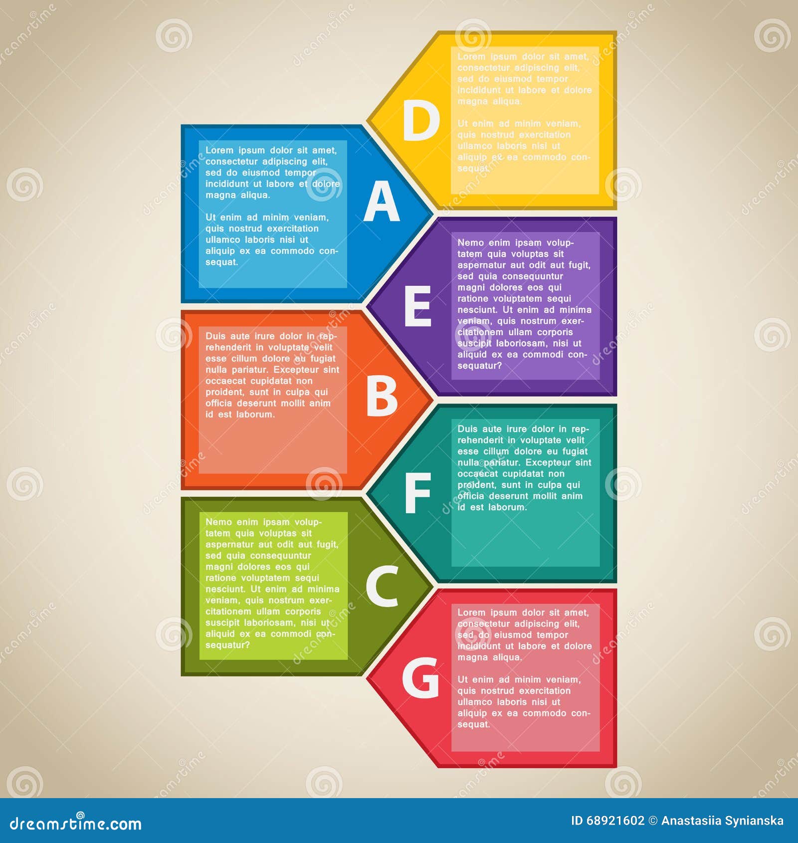 Seven Simple Elements for Infographics Stock Vector - Illustration of ...