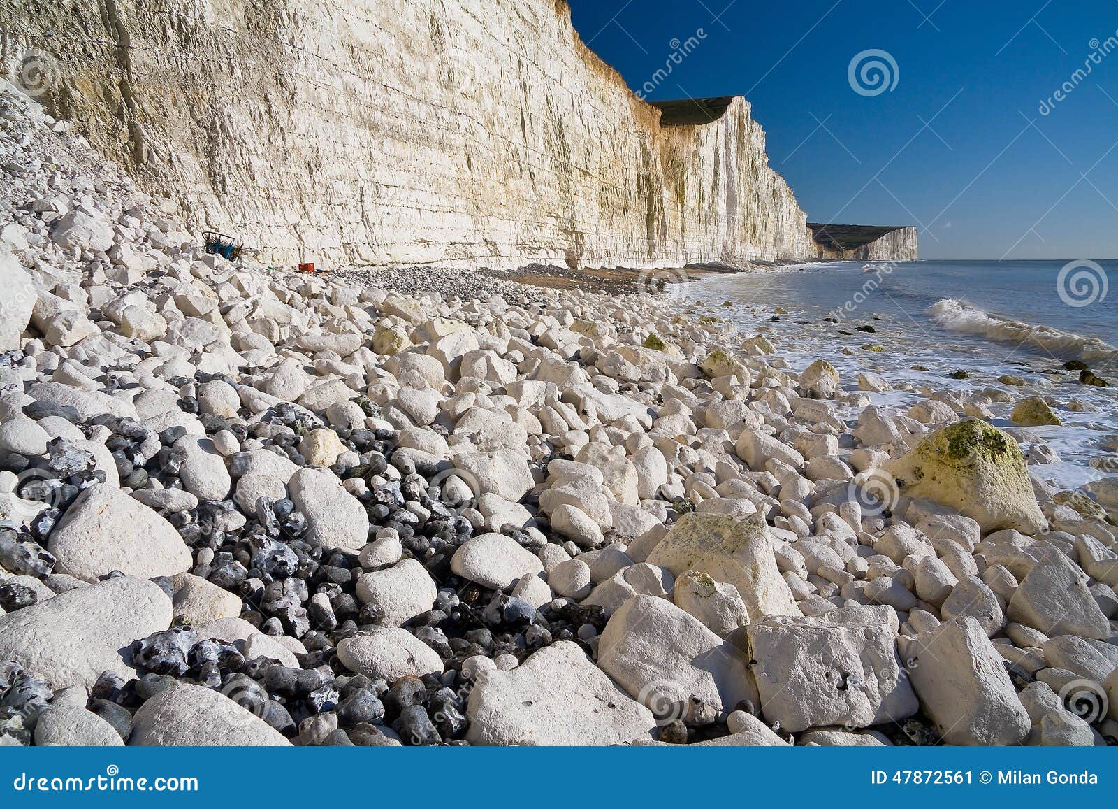 Seven Sisters Cliffs Uk Stock Image Image Of English 47872561