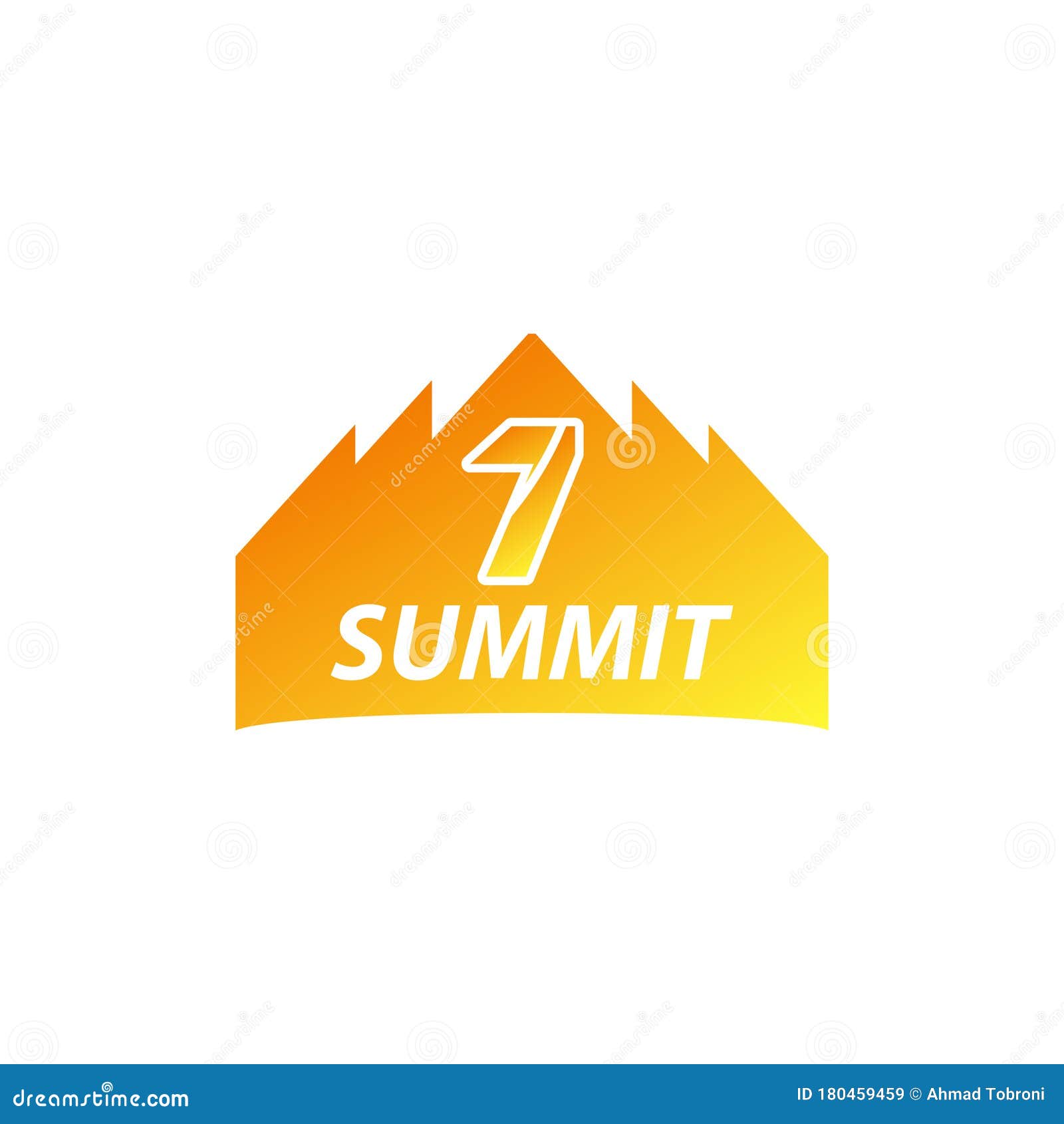 Seven Summit Logo Vector Template Design Illustration Stock Vector ...