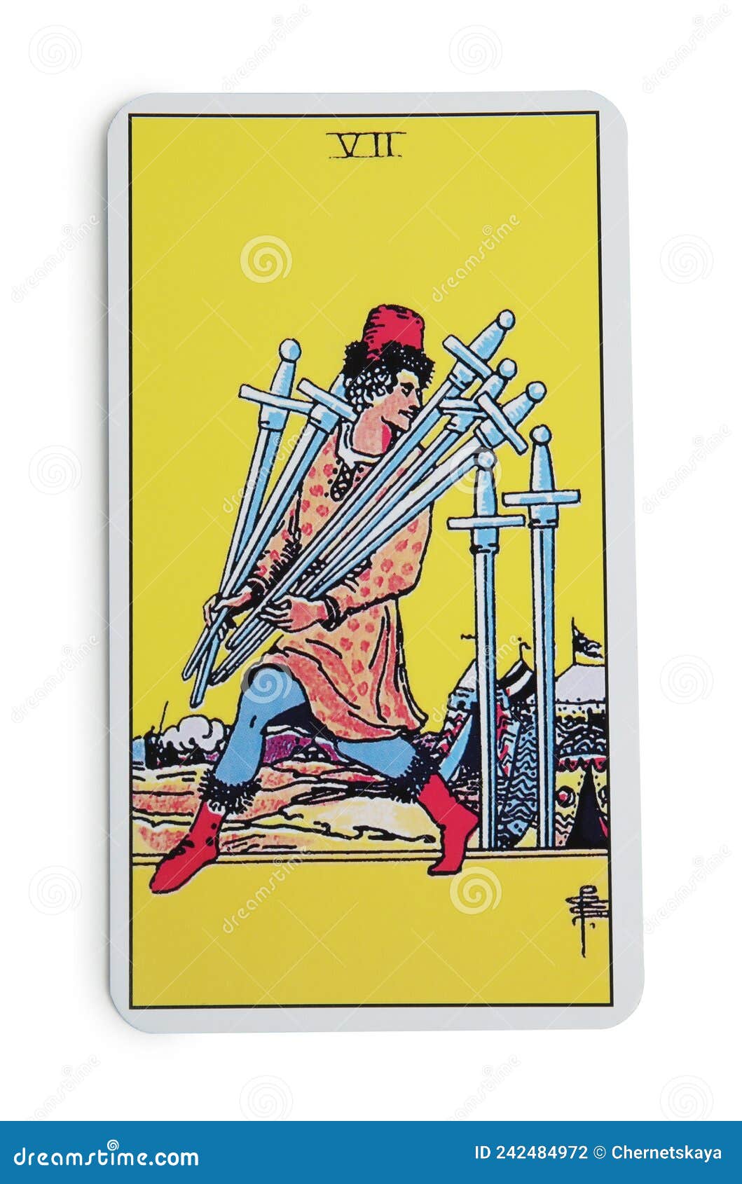 7 Seven Of Swords Tarot Card Logic Reason Ahead Of The Posse ...
