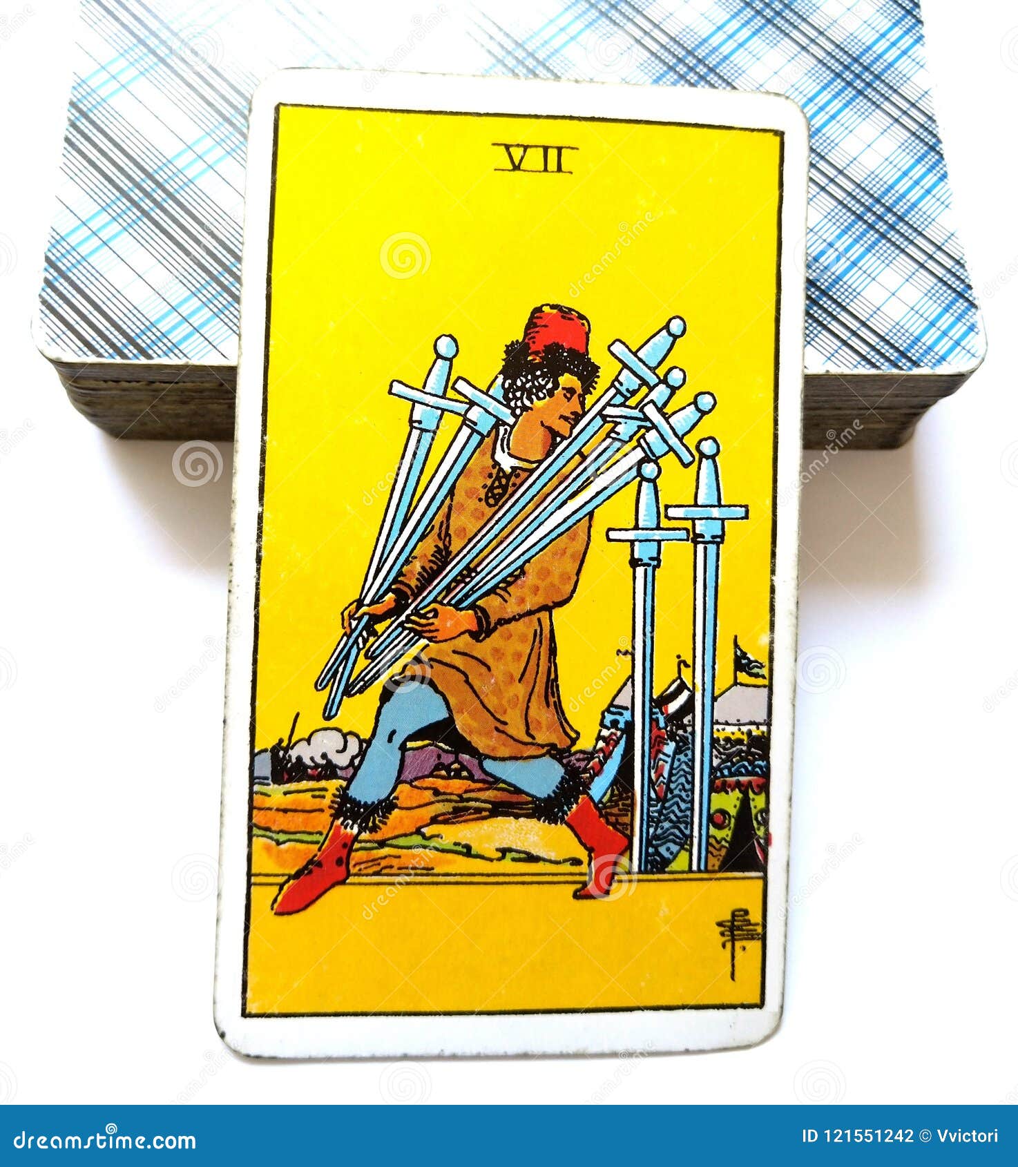 7 Seven Of Swords Tarot Card Logic Reason Ahead Of The Posse ...