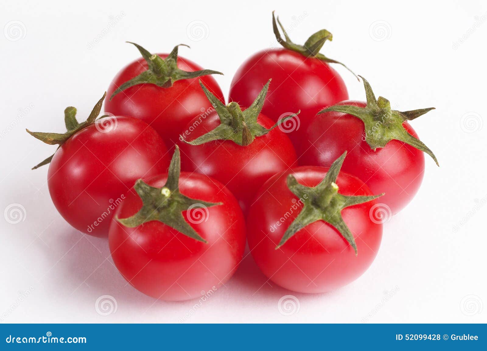 Seven Fresh Bananas On Green Background. Bunch Royalty-Free Stock Photo ...