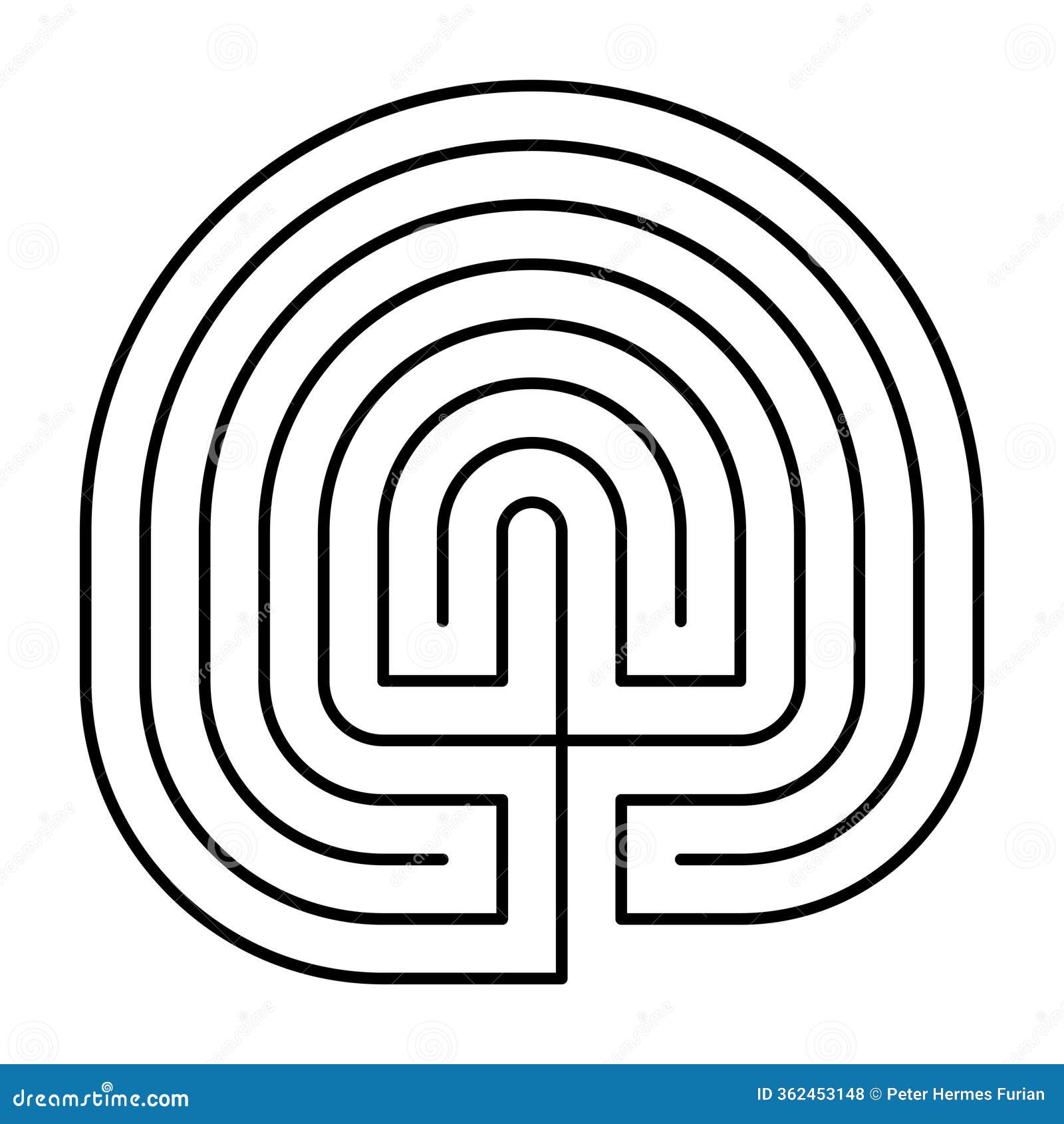 Cretan Labyrinth Symbol Royalty-Free Stock Photography | CartoonDealer ...