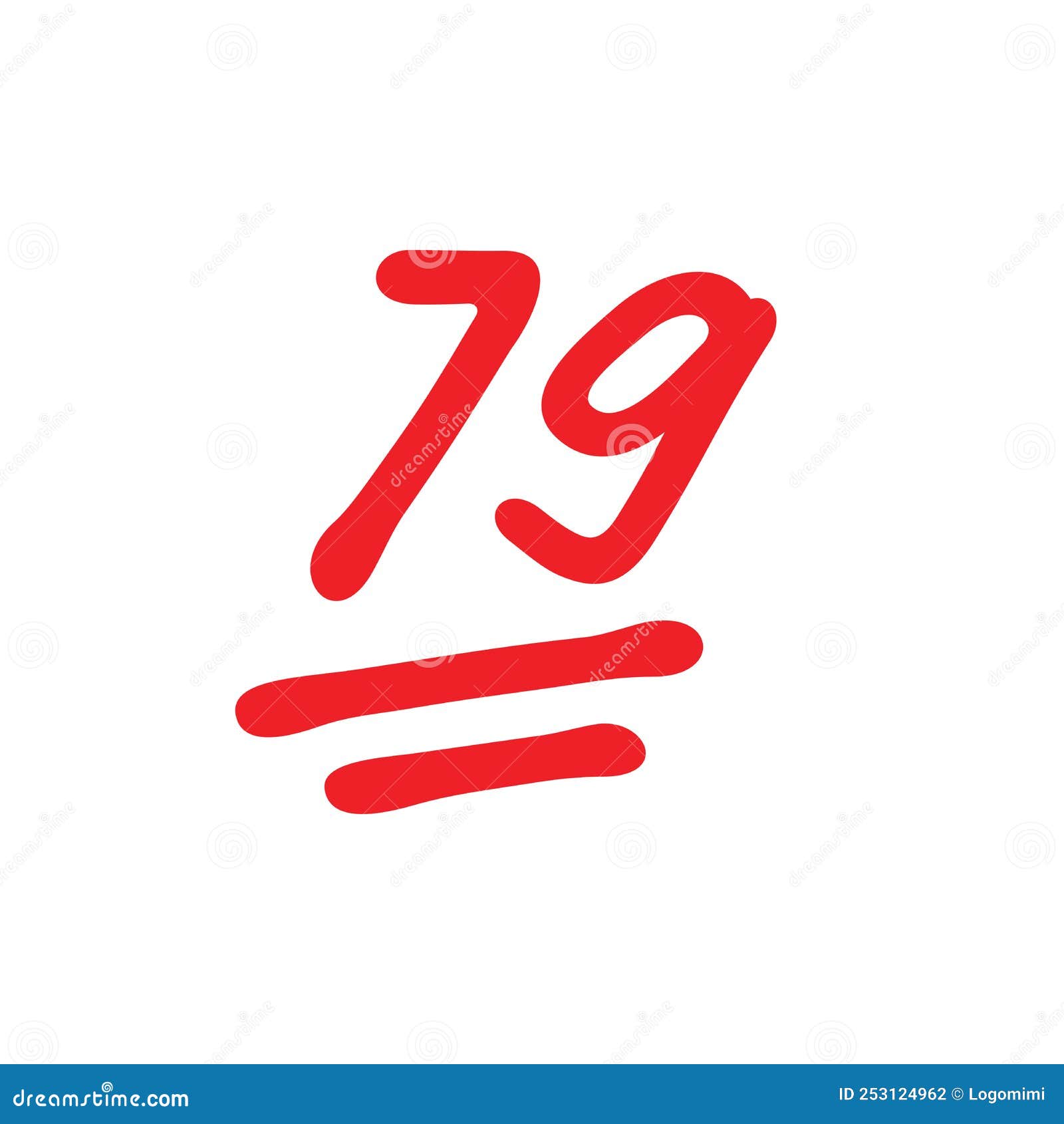 Seventy Nine Points Exam Score, 79 Points Grade Results, Vector ...