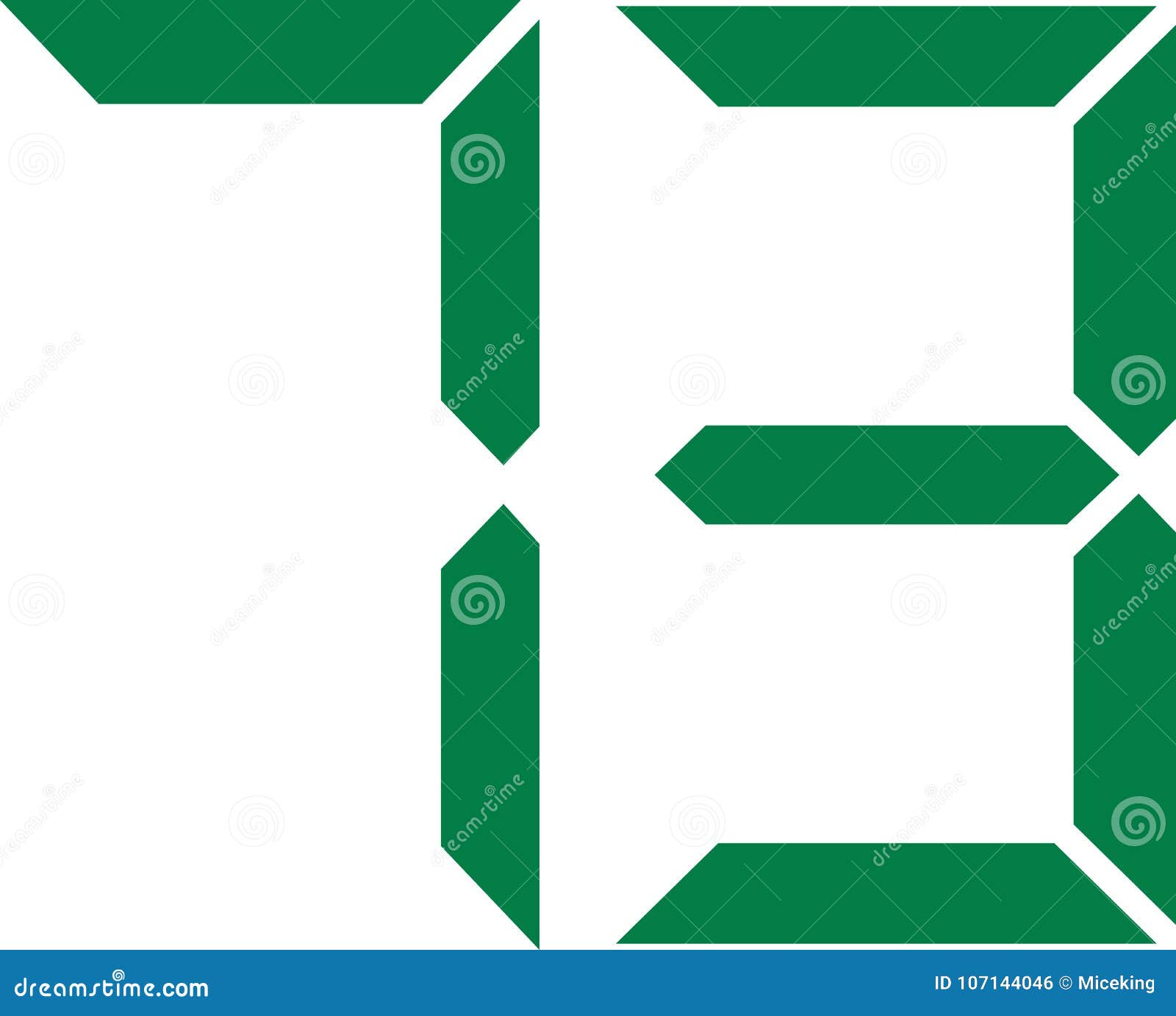 Seventy-three Digital Number 73 Stock Vector - Illustration of ...