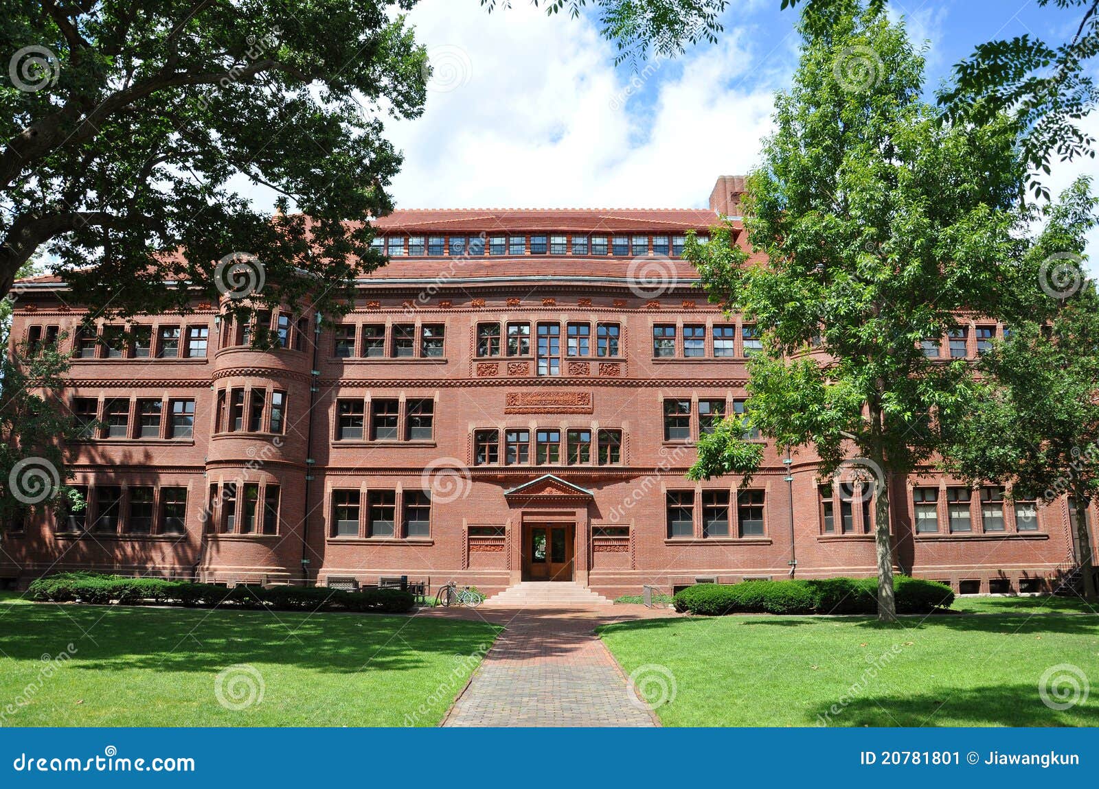 Sever Hall in Harvard Yard, Harvard University Stock Image - Image of ...