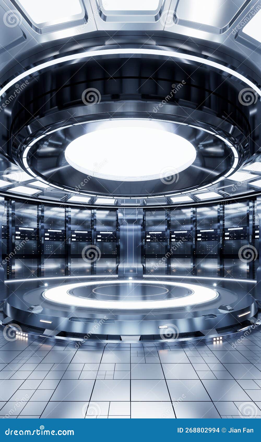 Sever Racks and Data Center, Big Data and Cloud Computing Concept, 3d ...