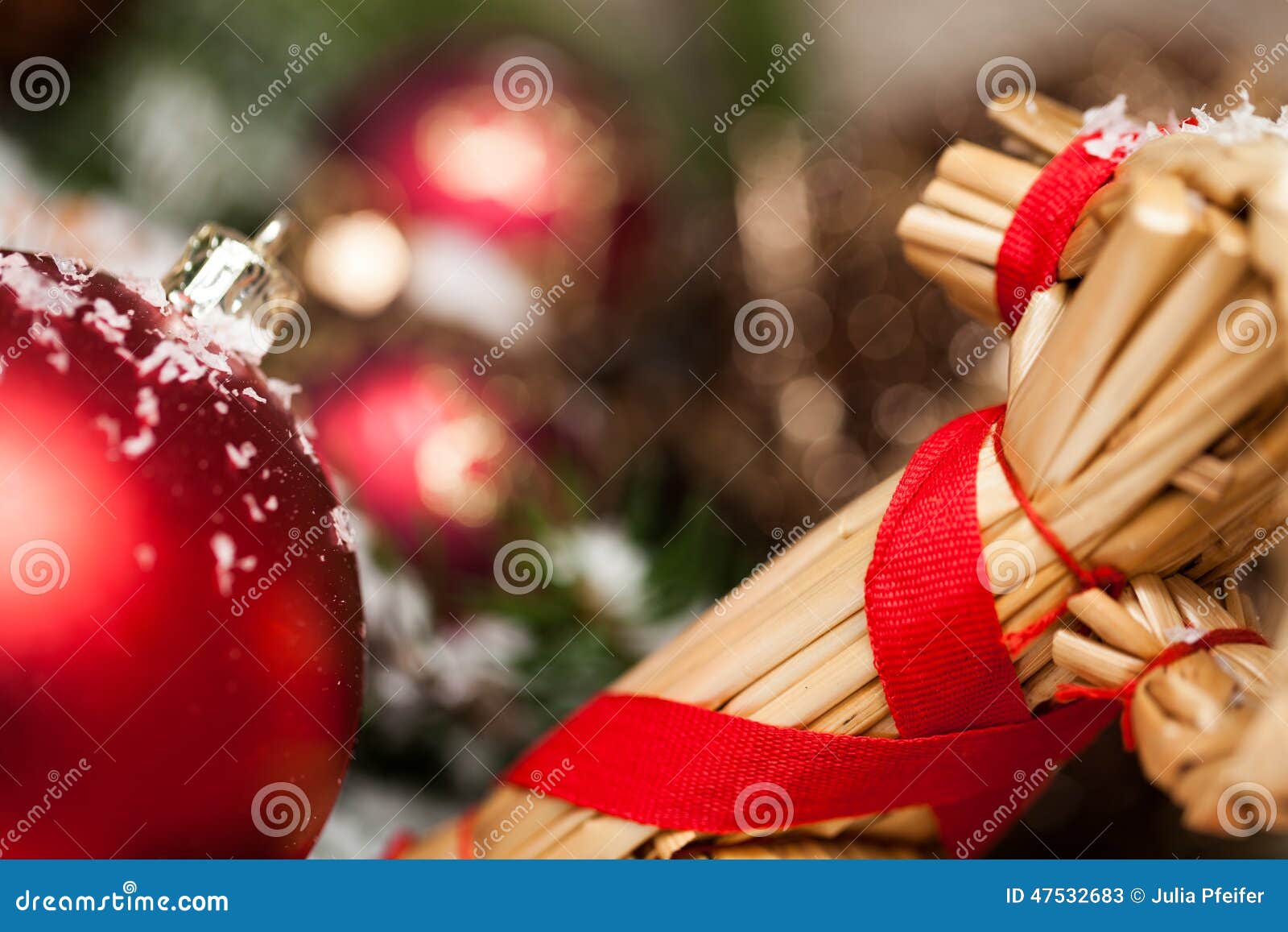 Several Assorted Christmas Ornaments Stock Image - Image of season ...