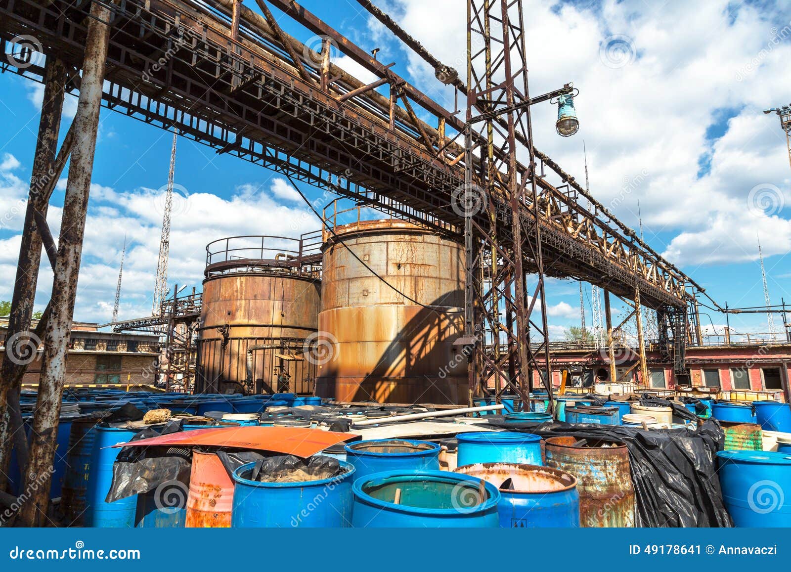 Several barrels of toxic stock image. Image of hazardous - 49178641