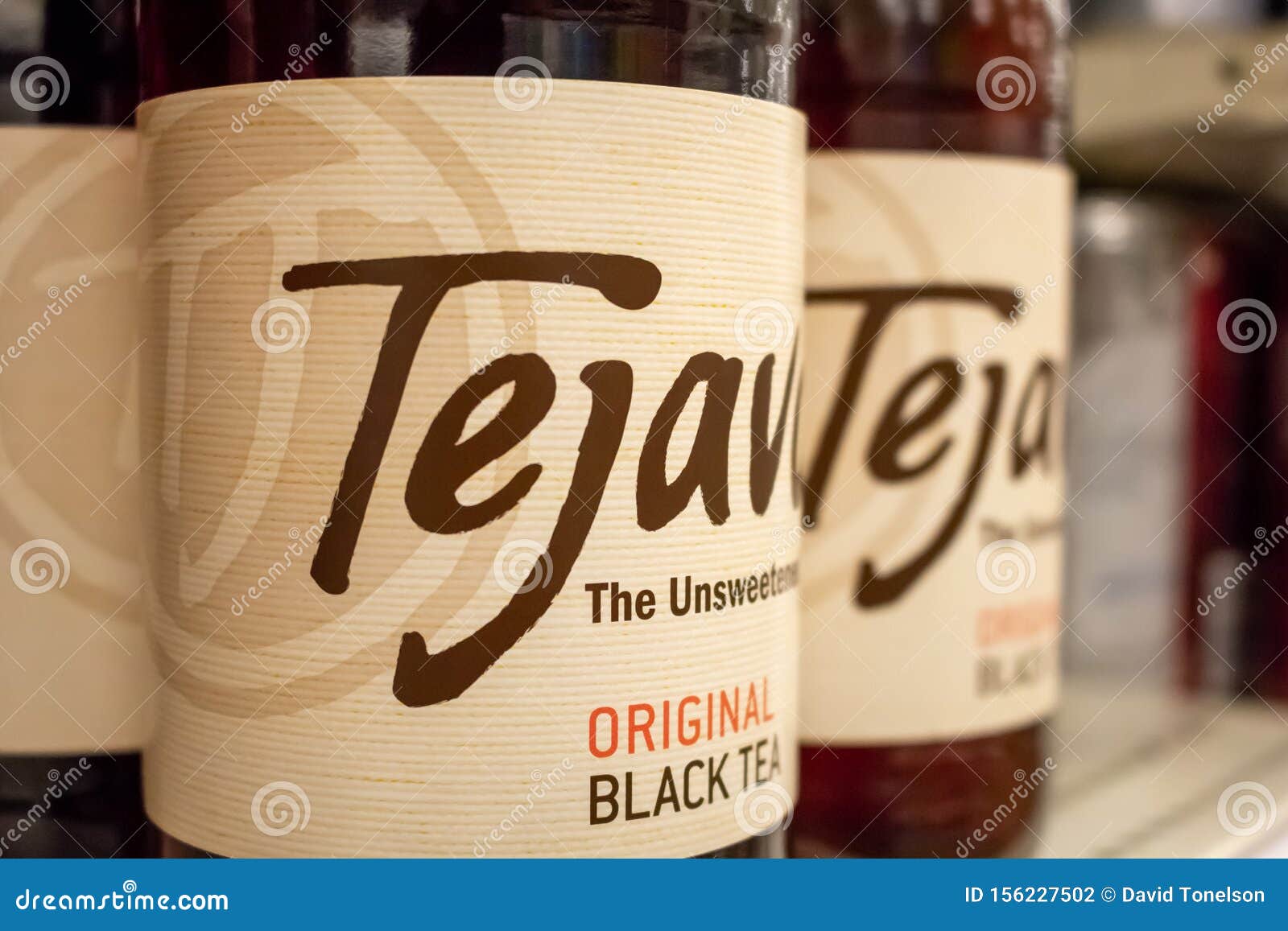 Bottles of Tejava Tea on the Shelf Editorial Photography - Image of ...