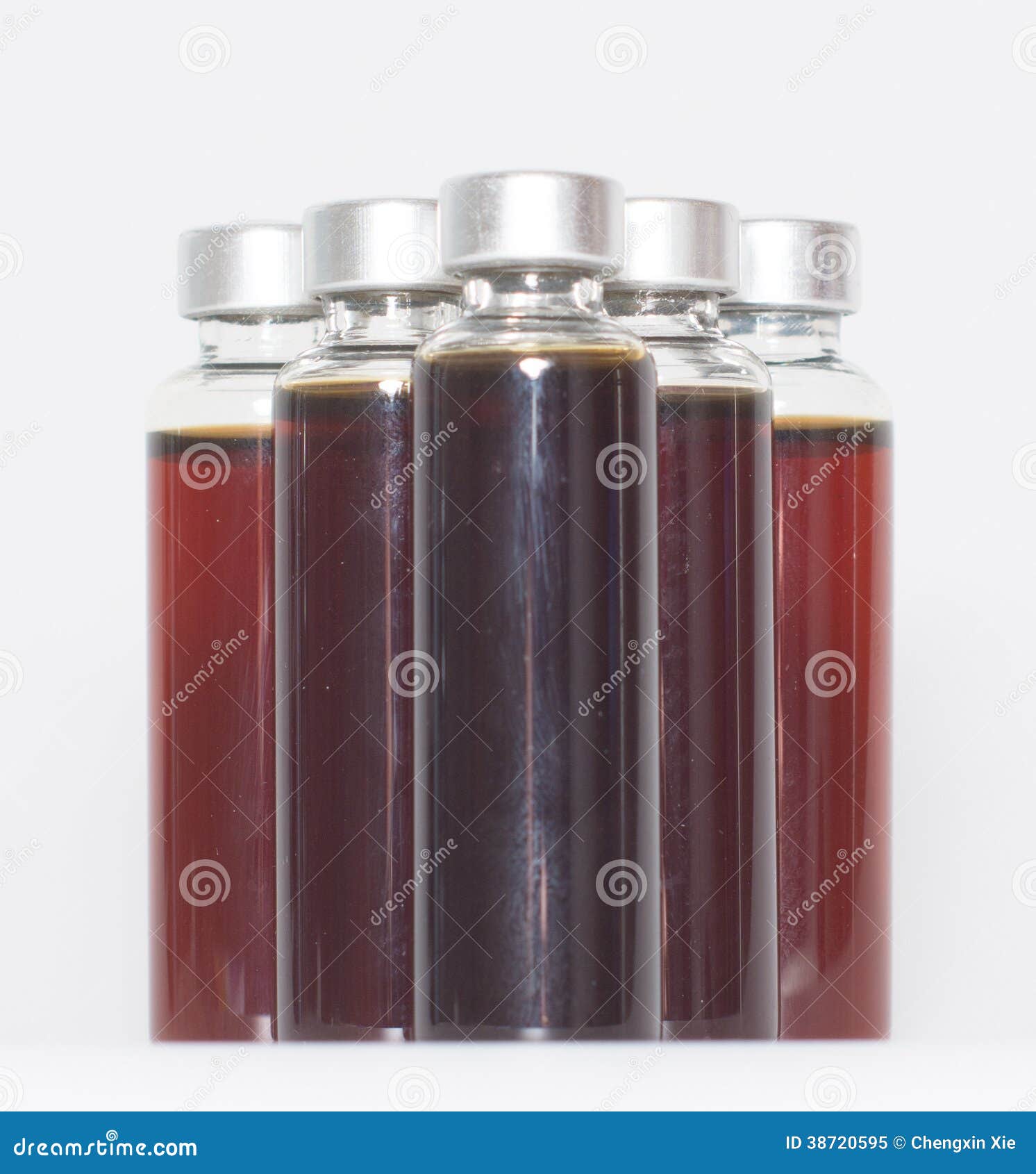 Several Bottles of Liquid Medicine Stock Image - Image of drug ...