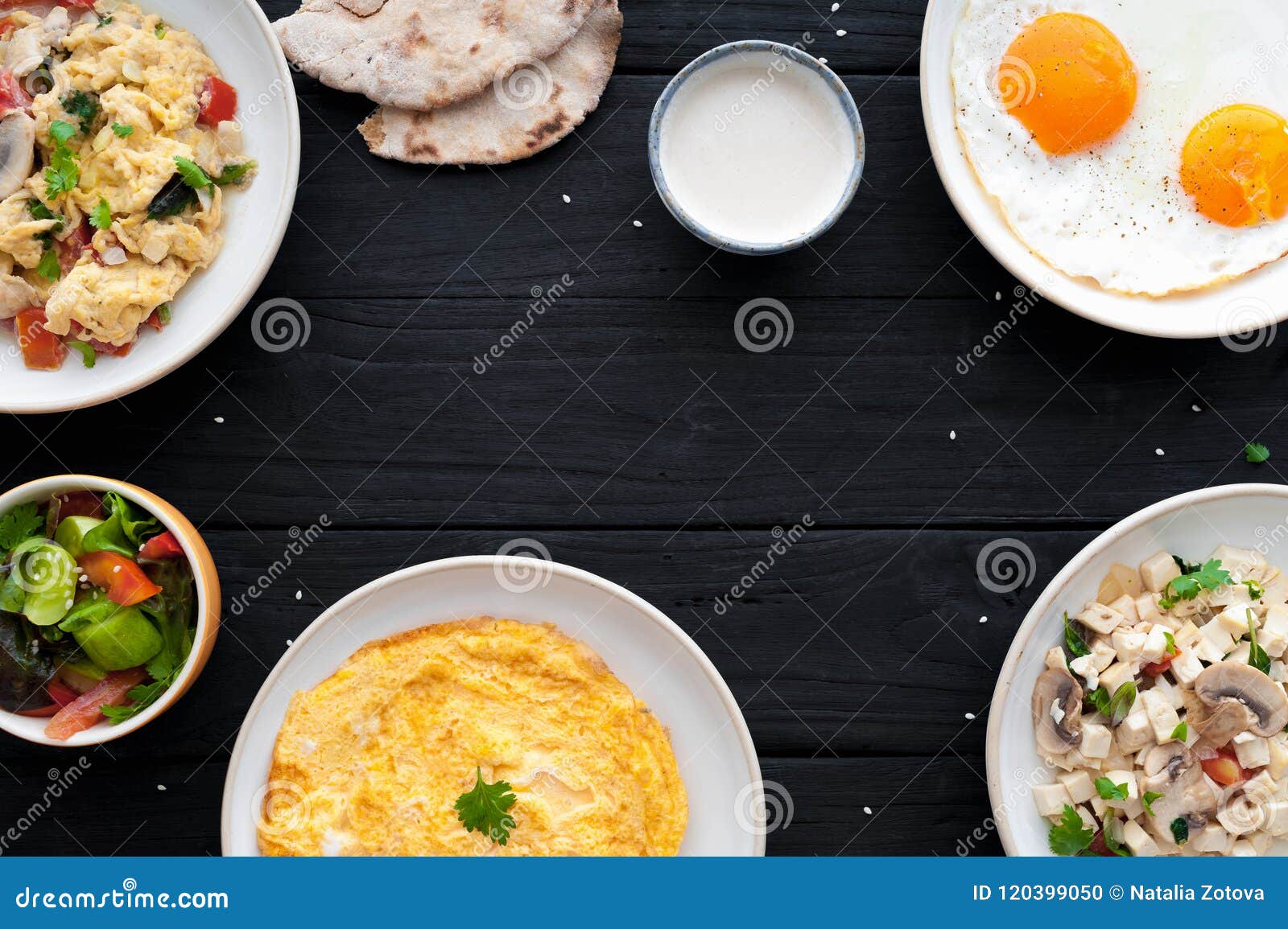 Several breakfast options stock photo. Image of cooking - 120399050