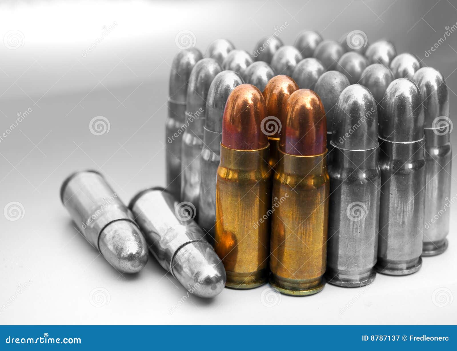 Several bullets stock image. Image of shot, ammunition - 8787137