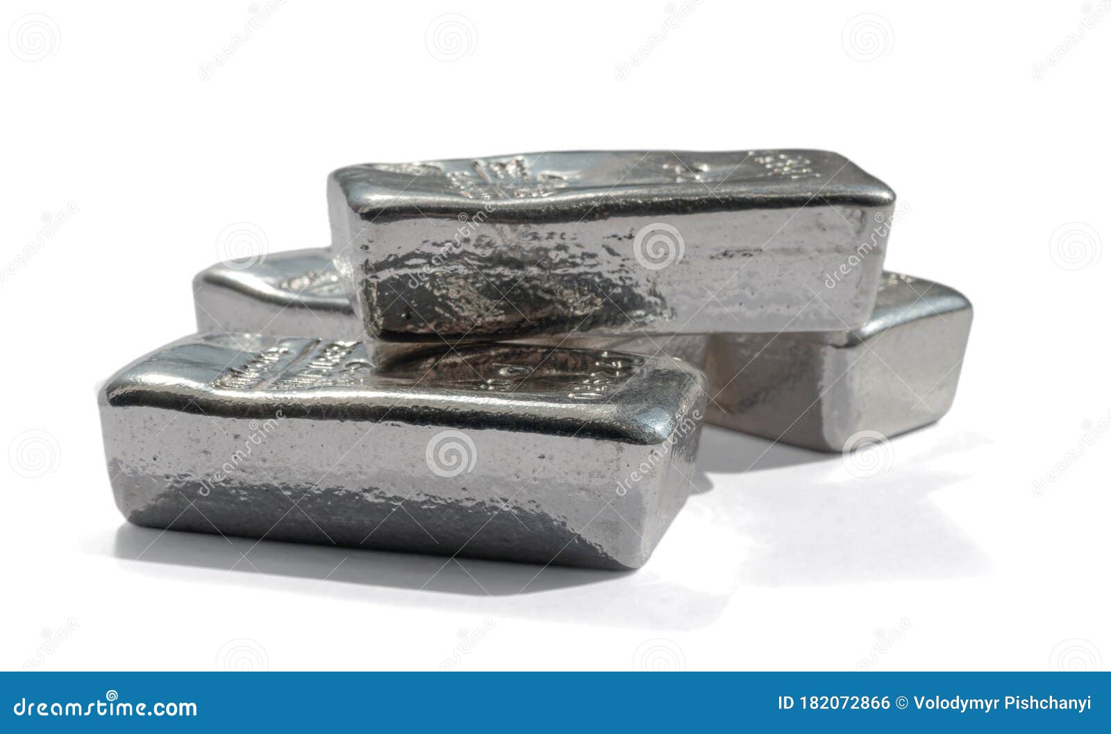 Several Cast Ingots of Pgm Metals Stock Photo - Image of palladium ...