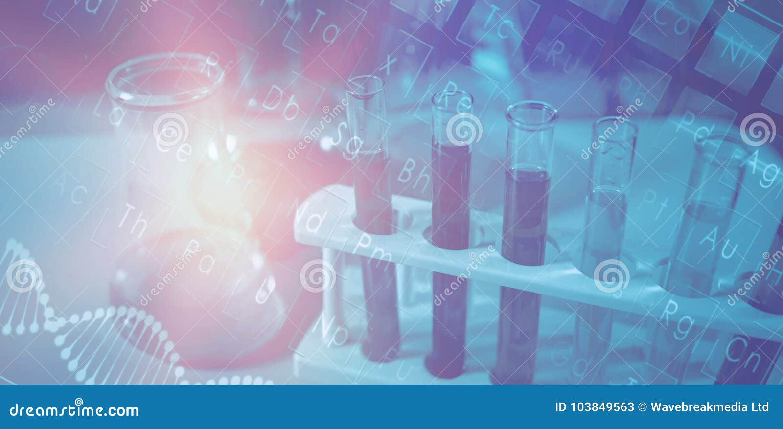 Several Chimical Device in Laboratory Stock Illustration - Illustration ...