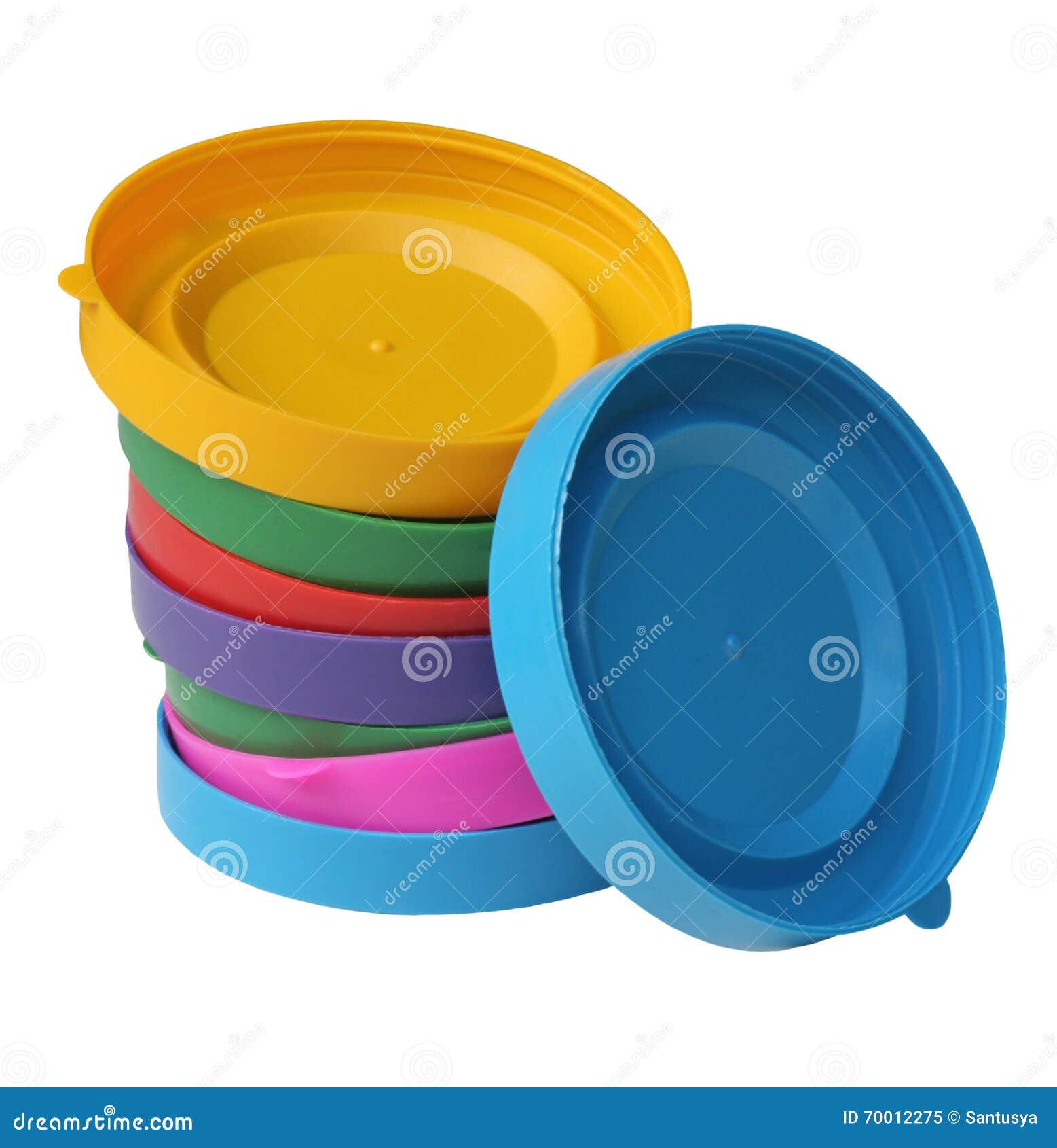 Several Colored Lids for Cans Stock Image - Image of sealed, caps: 70012275