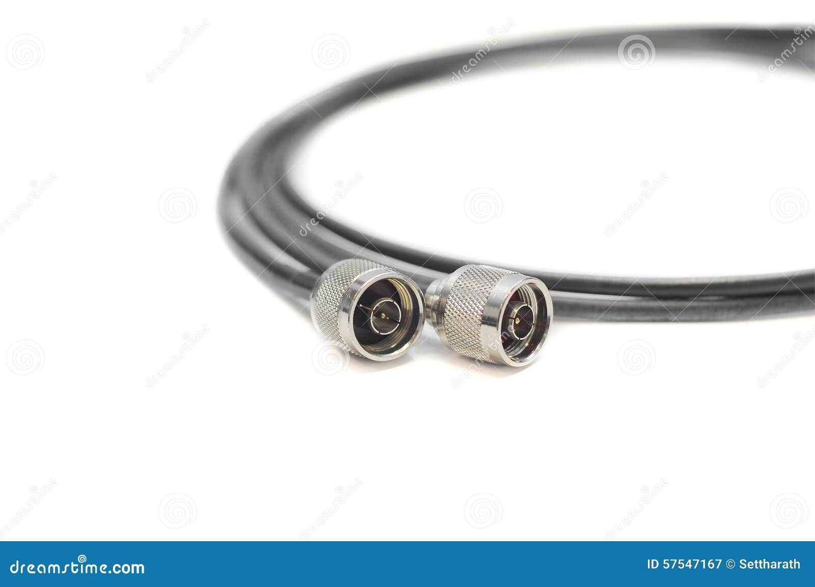 Several Connectors for Communications Stock Image - Image of cable ...
