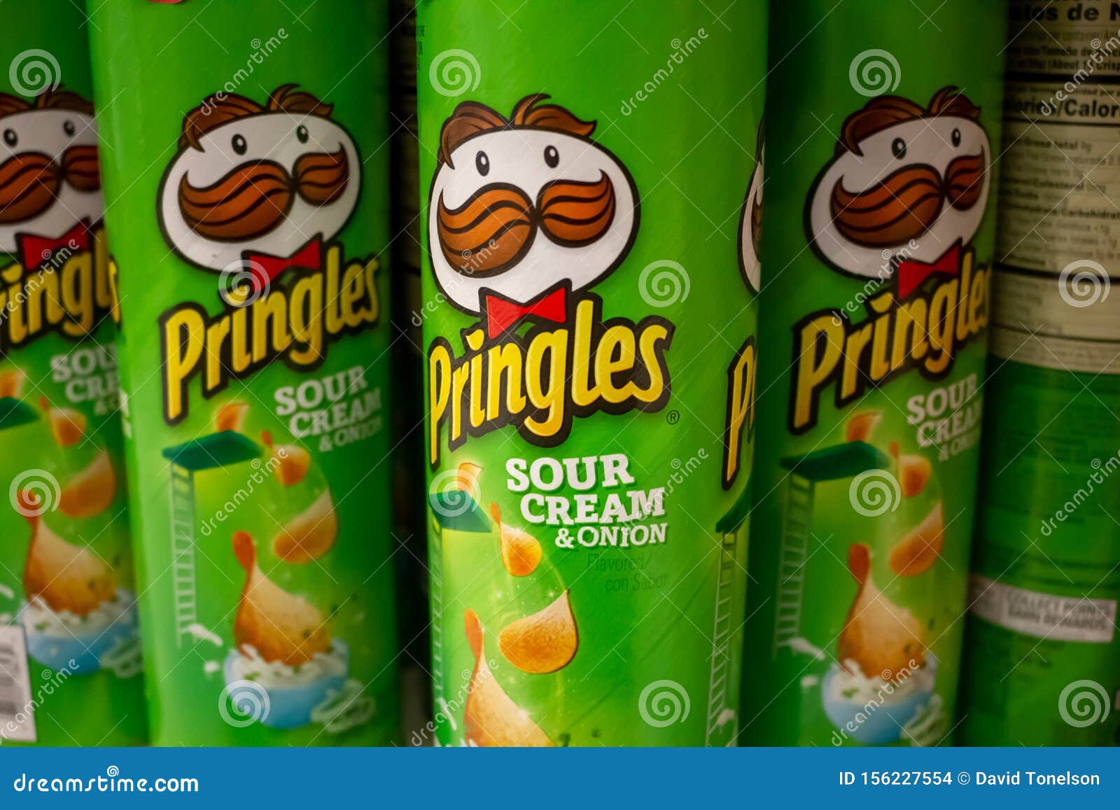 Pringles cans on a shelf editorial stock image. Image of crisp - 156227554