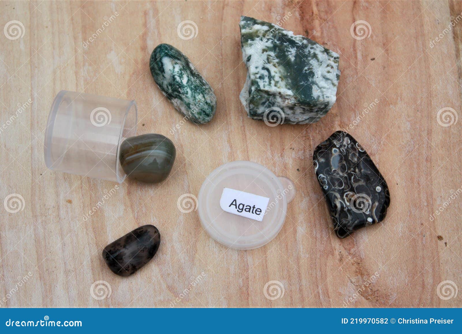 Several Different Kinds and Colors of Agate Stock Photo - Image of ...