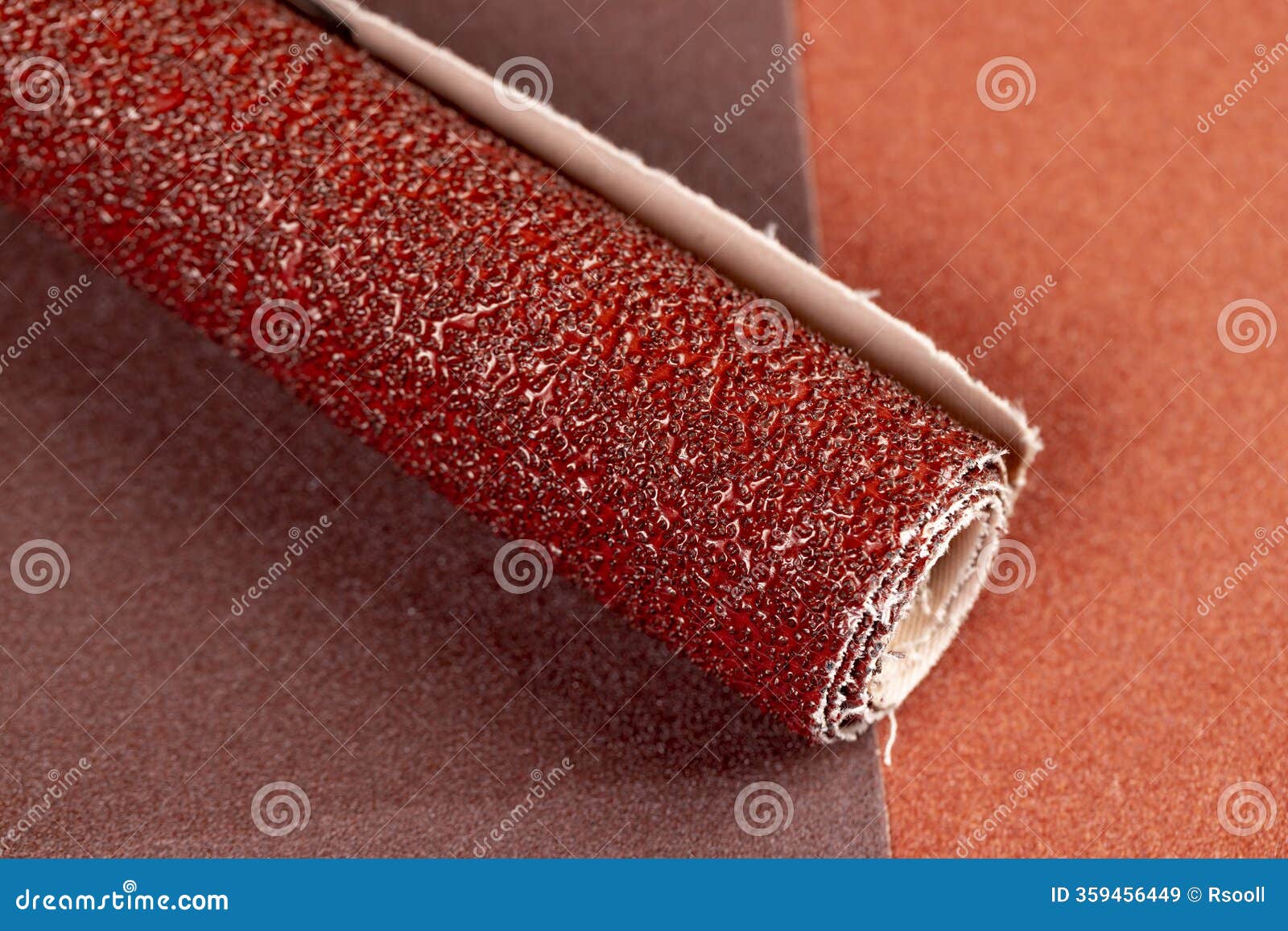Several Different Sheets of Sandpaper for Metal or Wood Processing ...